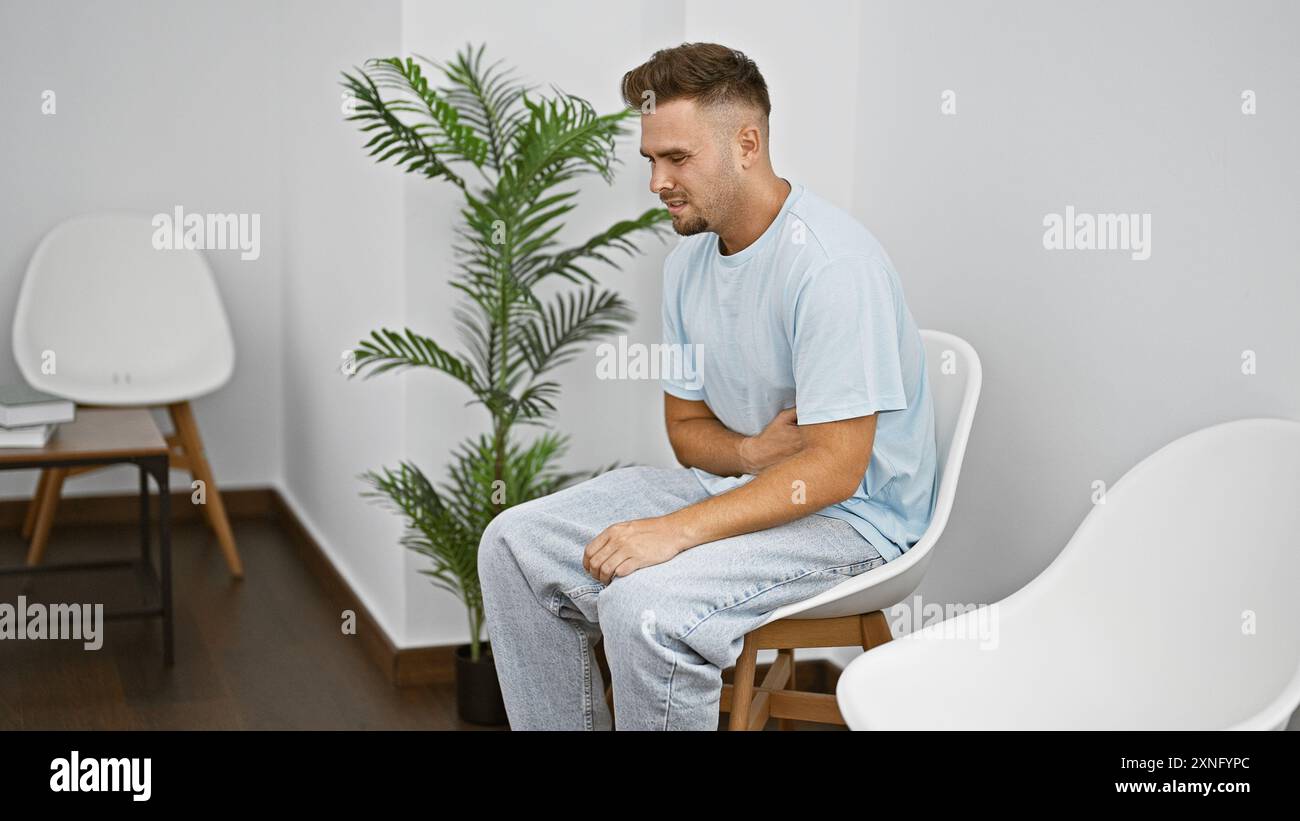 Unwell patient in waiting room hi-res stock photography and images - Alamy