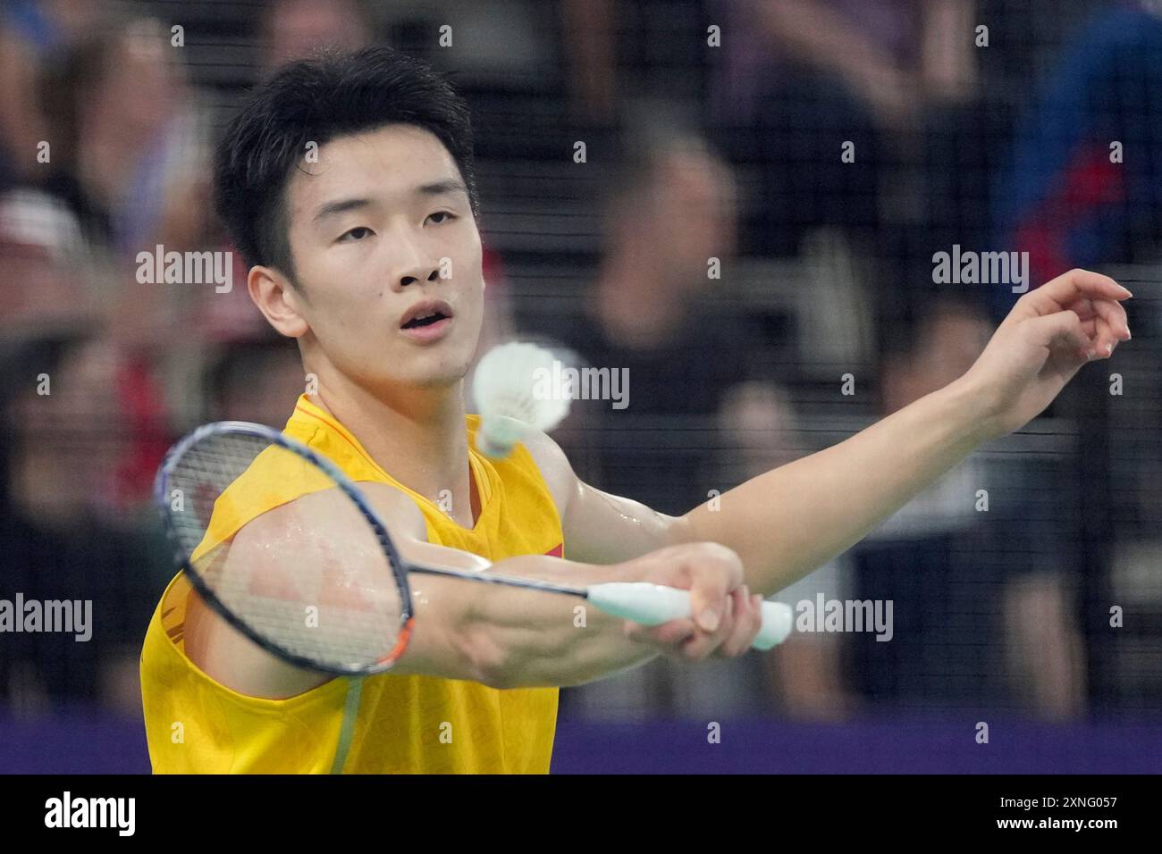 China's Li Shifeng plays against Nigeria's Anuoluwapo Juwon Opeyori ...