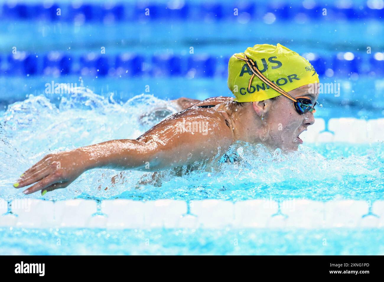 Paris, France. 31st July, 2024. Australian swimmer Abbey Connor ...