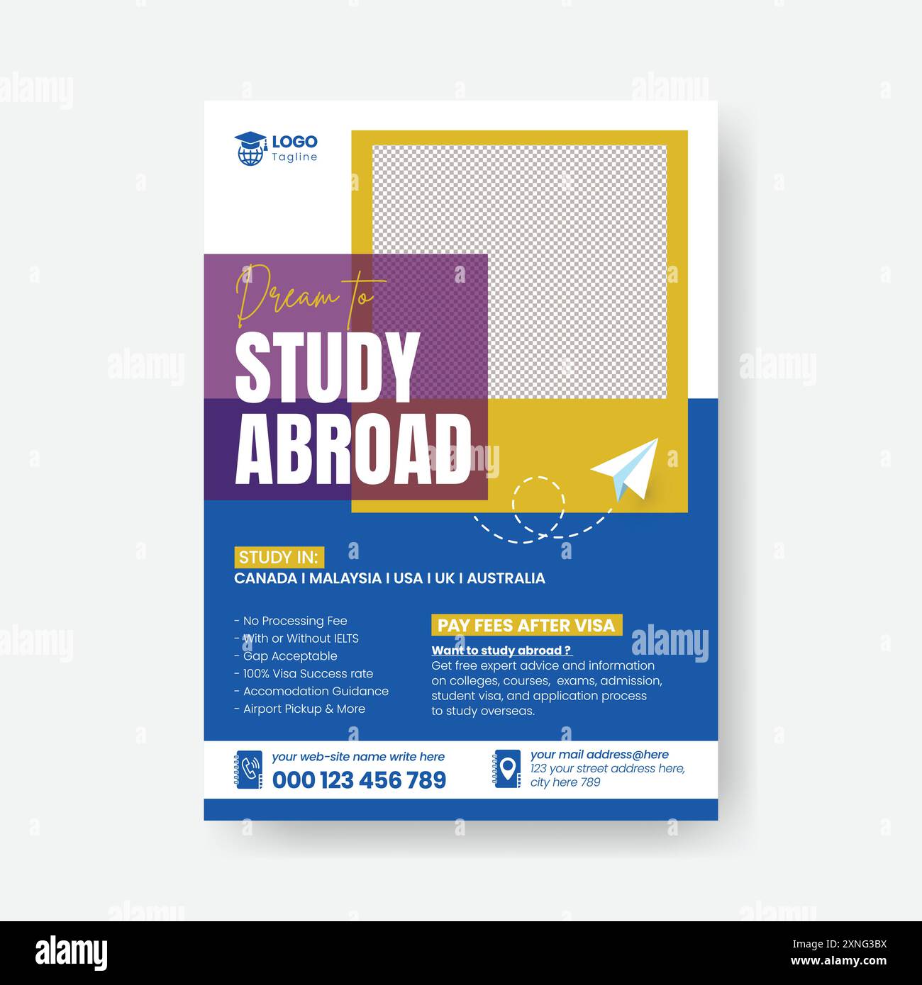 Visa agency Stock Vector Images - Alamy