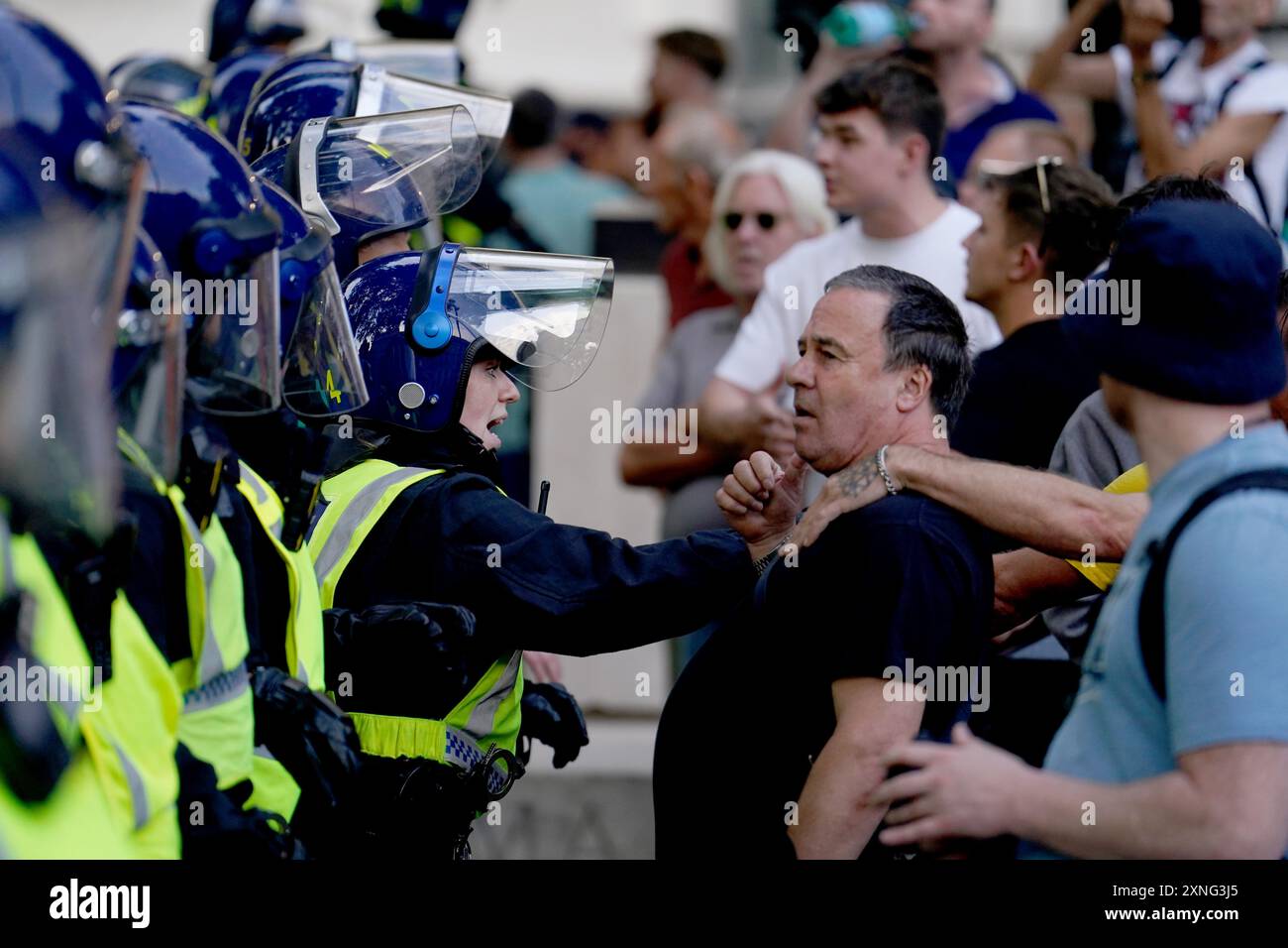 Police officers clash with protesters during the 'Enough is Enough ...