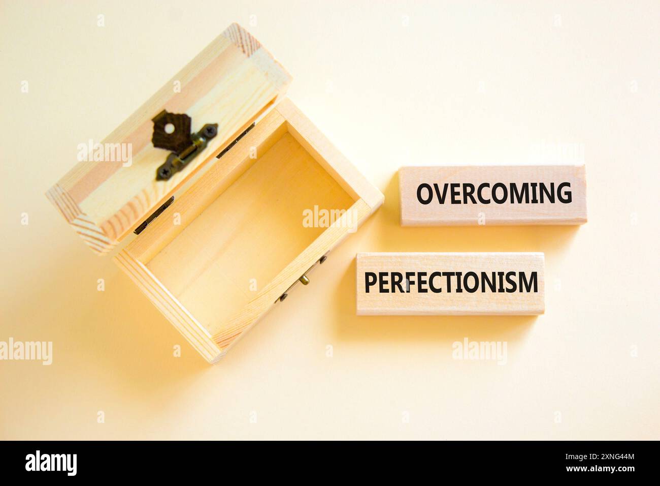Overcoming perfectionism symbol. Concept words Overcoming perfectionism ...