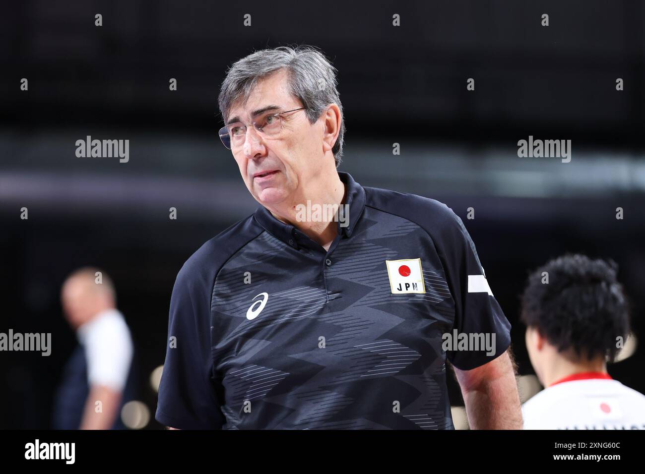 Paris, France. 31st July, 2024. Philippe Blain head coach (JPN ...
