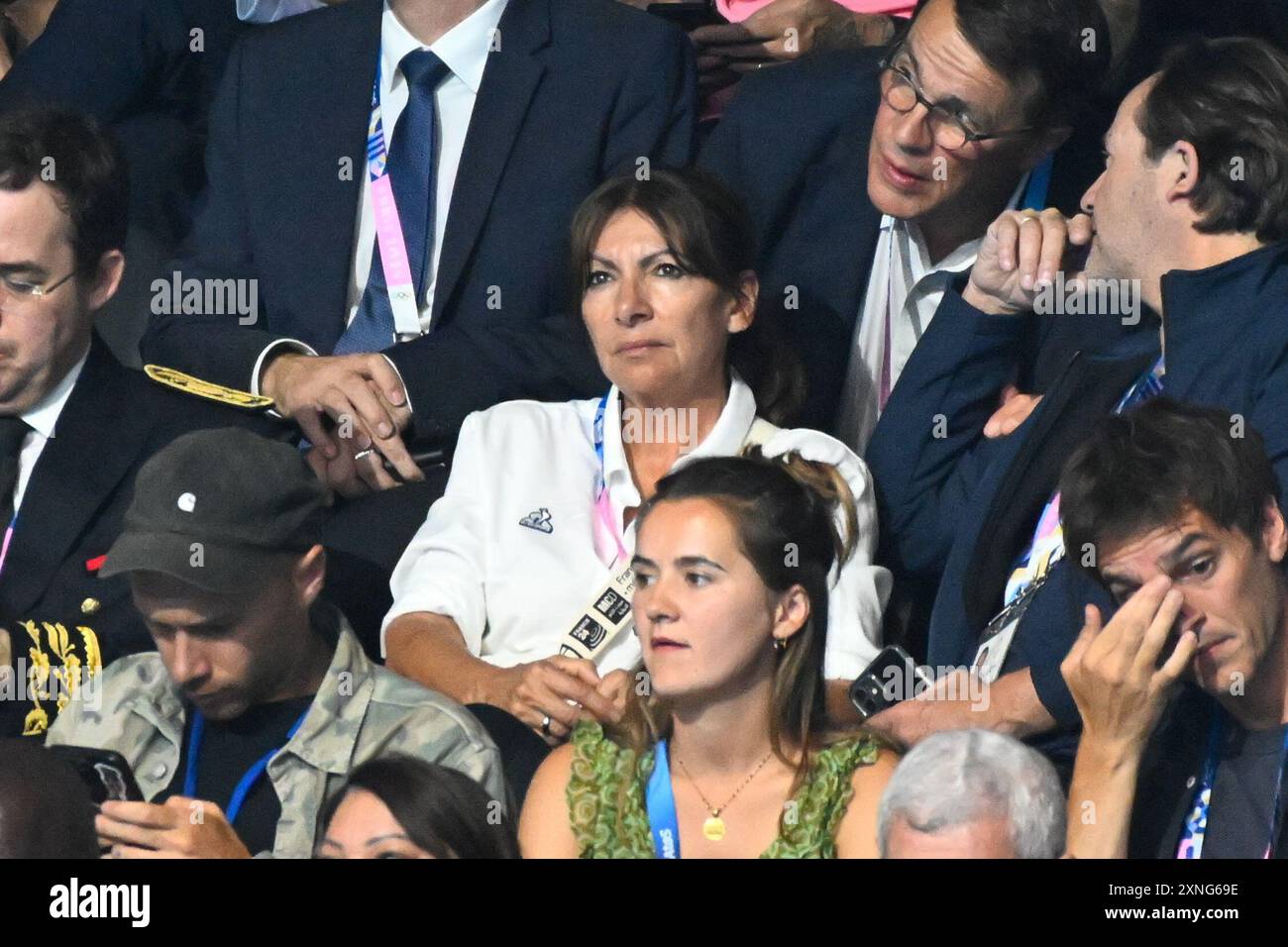 Anne Hidalgo ( Mayor of Paris ), Swimming, Men's 200m Butterfly Final ...
