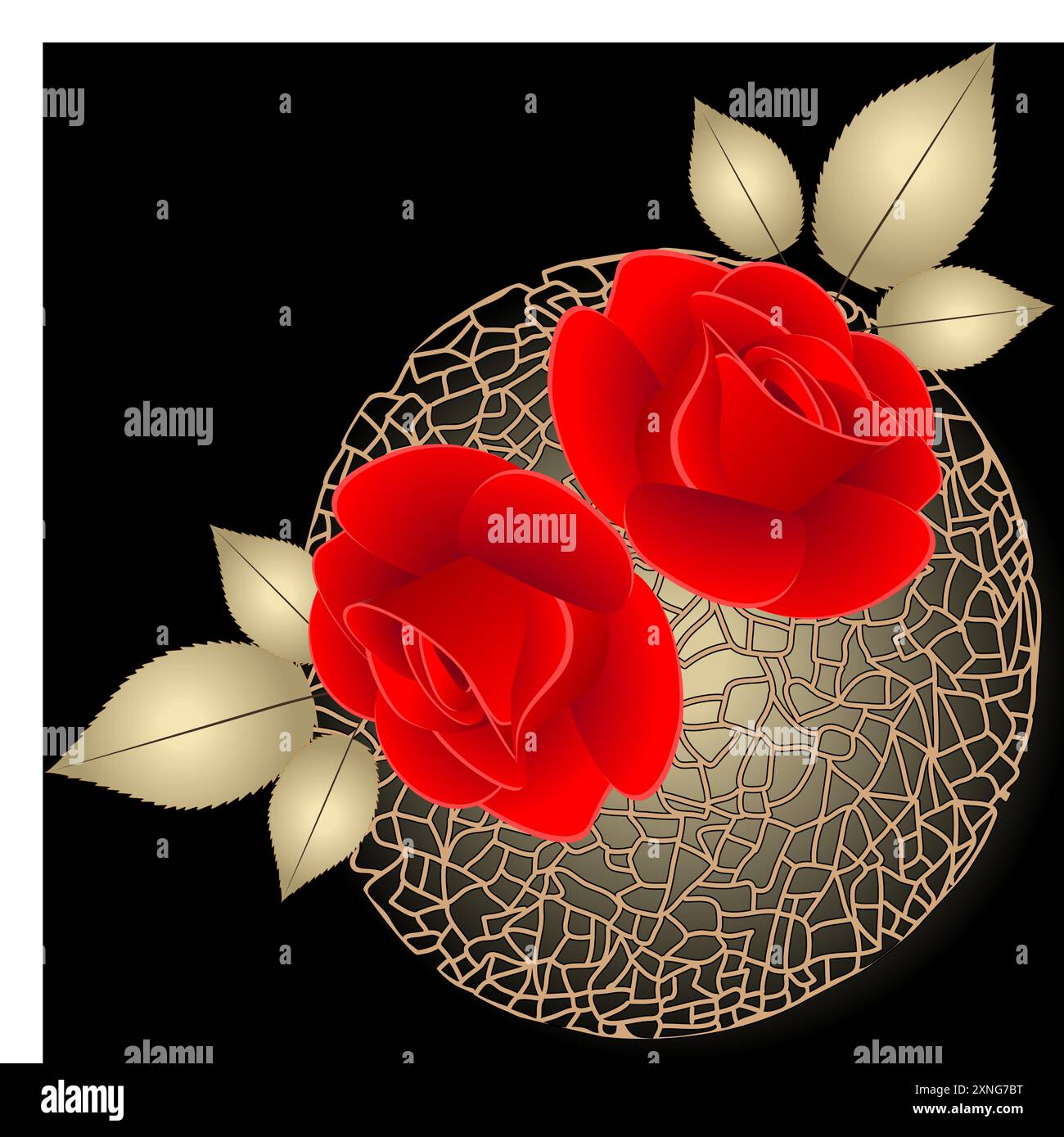Rose ball garden Stock Vector Images - Alamy