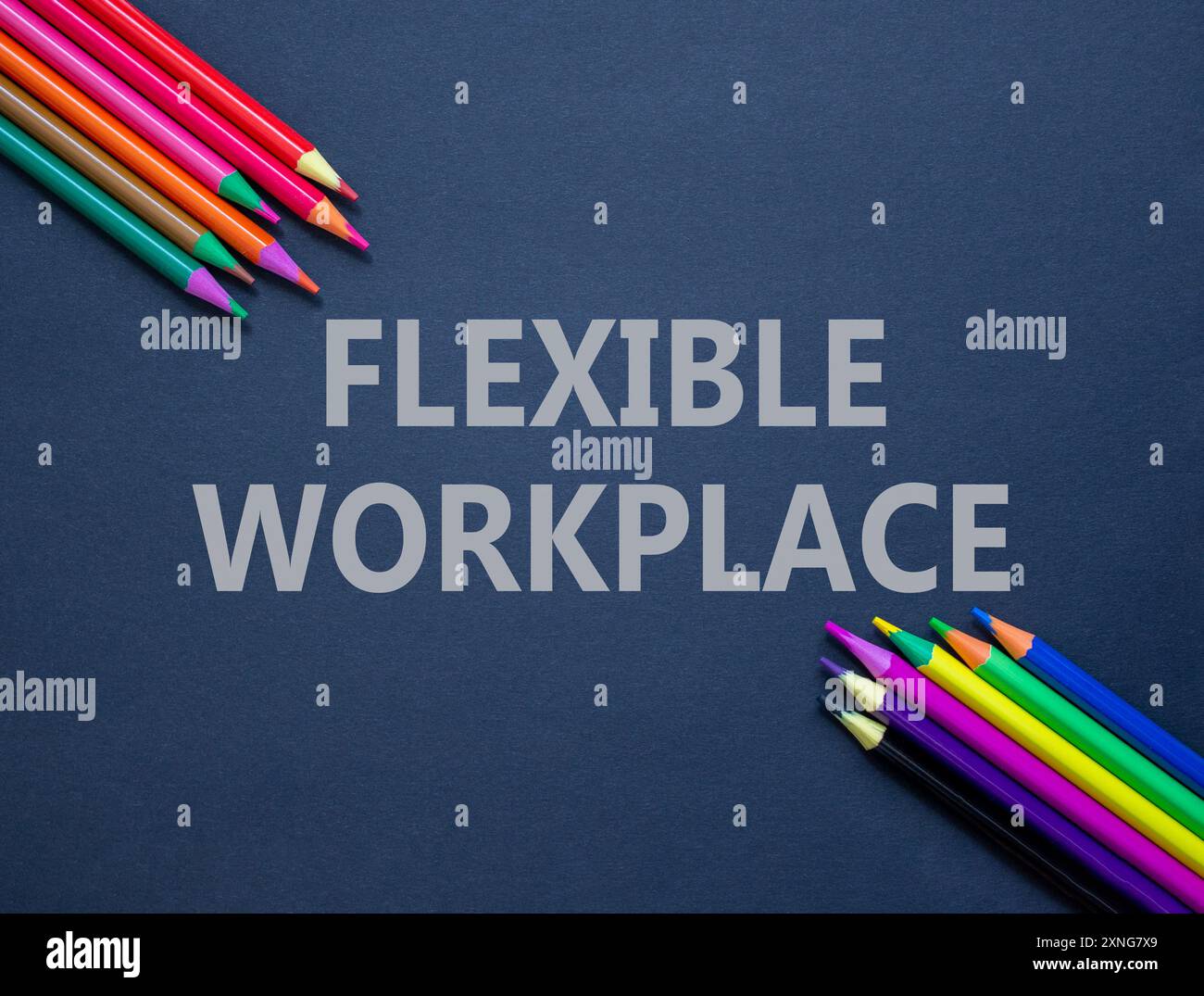 Flexible workplace symbol. Concept words Flexible workplace on ...