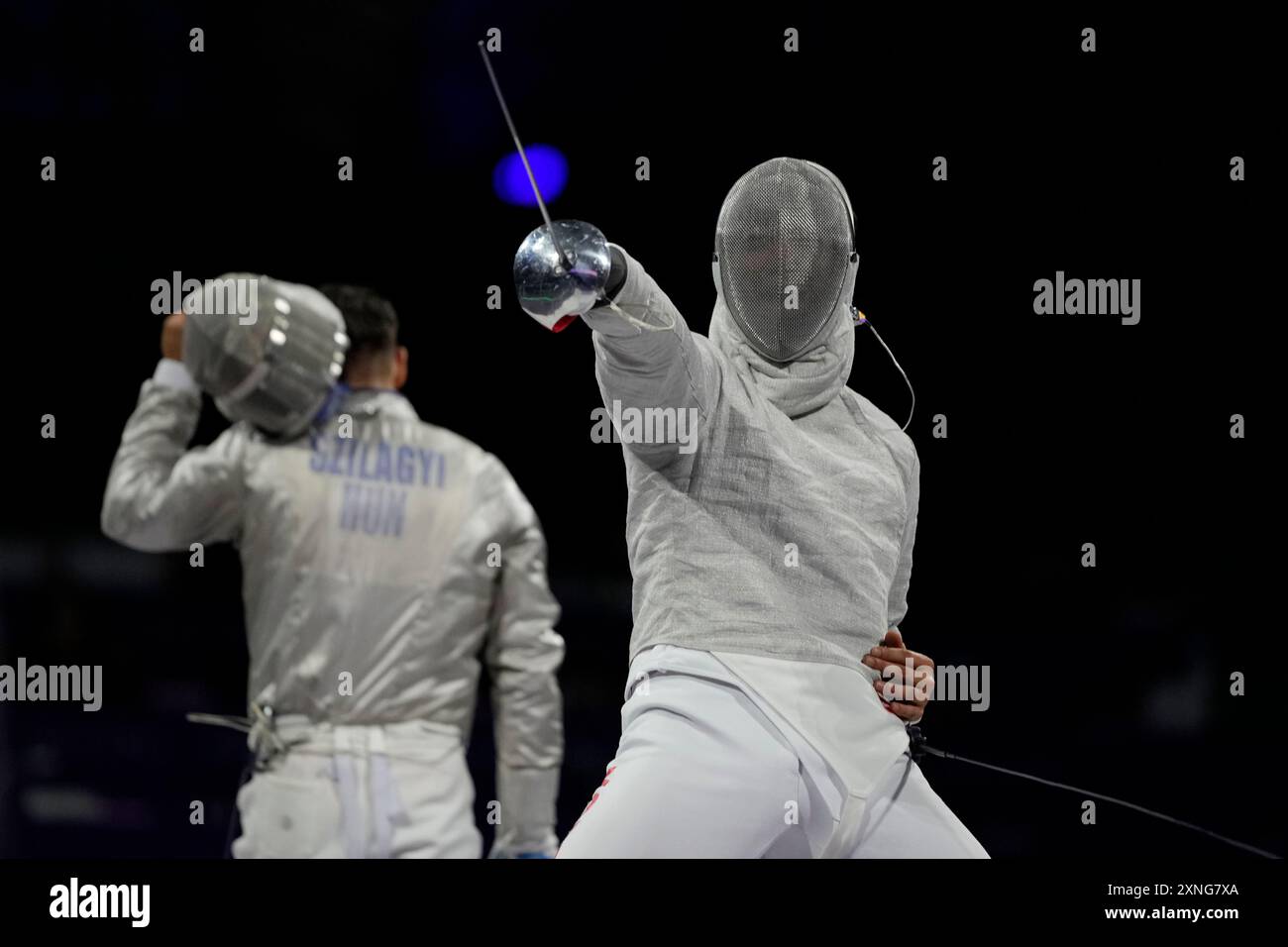 South Korea's Oh Sanguk, left, celebrates with his teammates after ...
