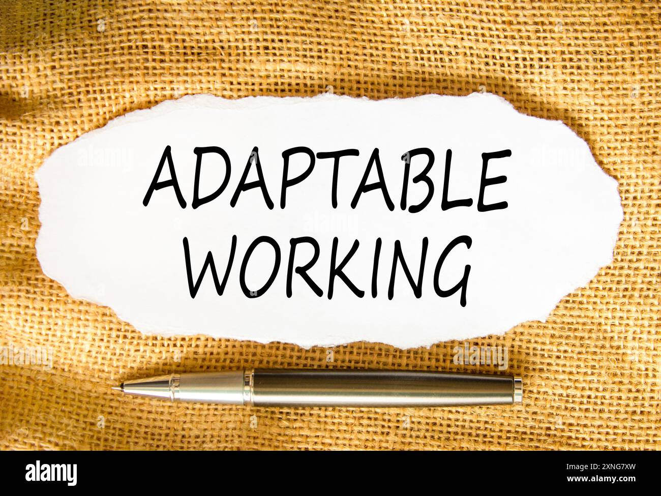 Adaptable working symbol. Concept words Adaptable working on beautiful ...