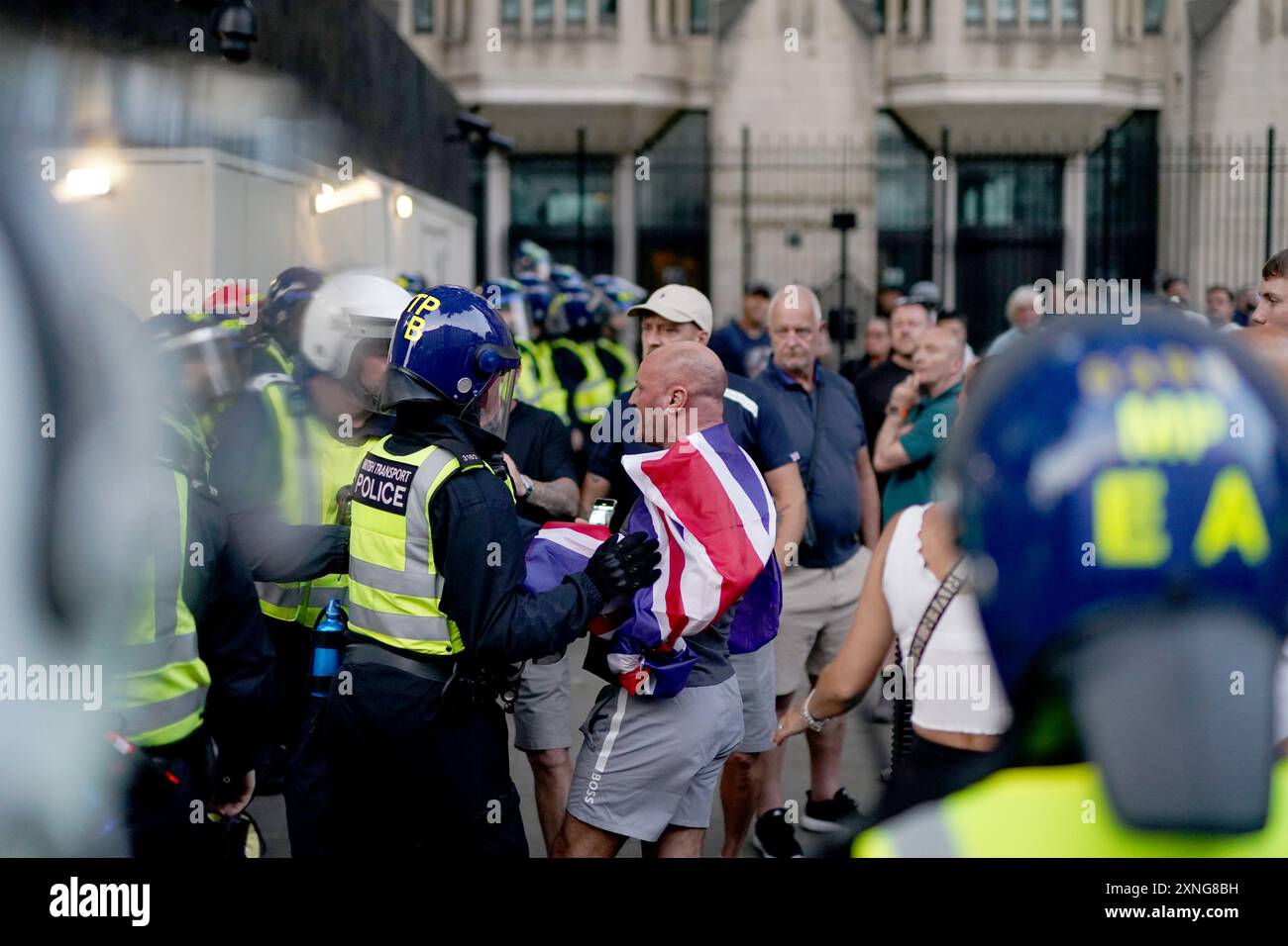Police officers clash with protesters during the 'Enough is Enough ...