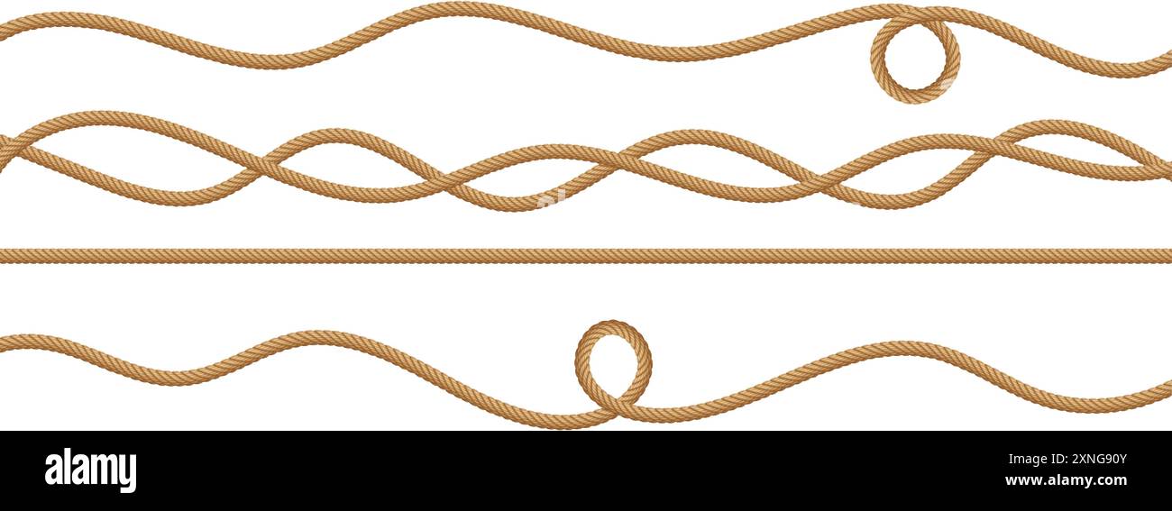 Twisted rope border hi-res stock photography and images - Alamy