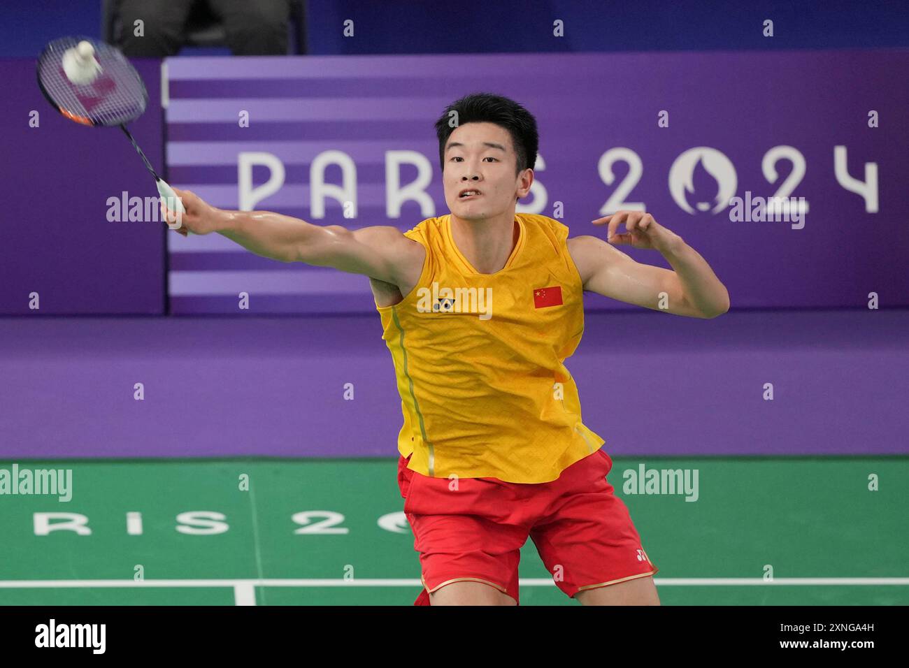 China's Li Shifeng plays against Nigeria's Anuoluwapo Juwon Opeyori ...