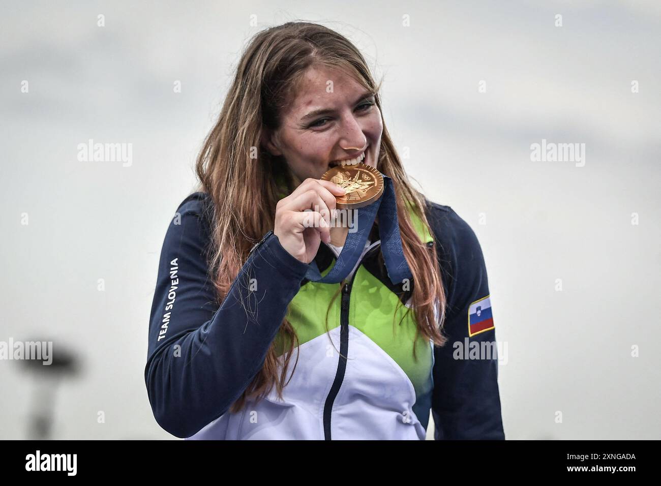 Paris, France. 31st July, 2024. Slovakia's gold medalist at judo ...