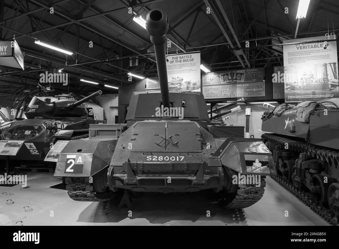 Bovington.Dorset.United Kingdom.February 25th 2024.A Valentine Archer ...