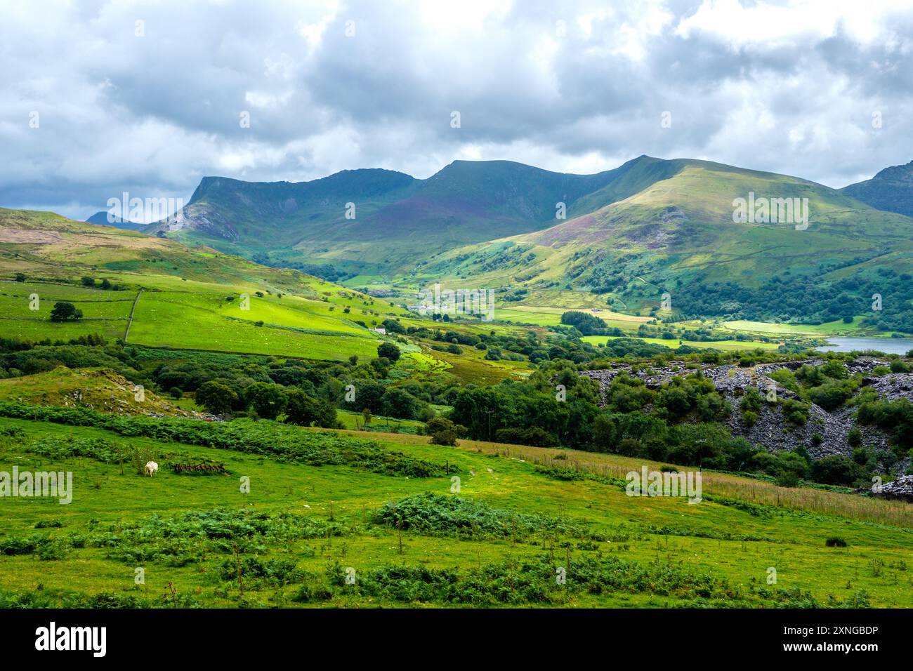 The Nantle Ridge in Snowdonia / Eryri, a popular mountain ridge walk ...