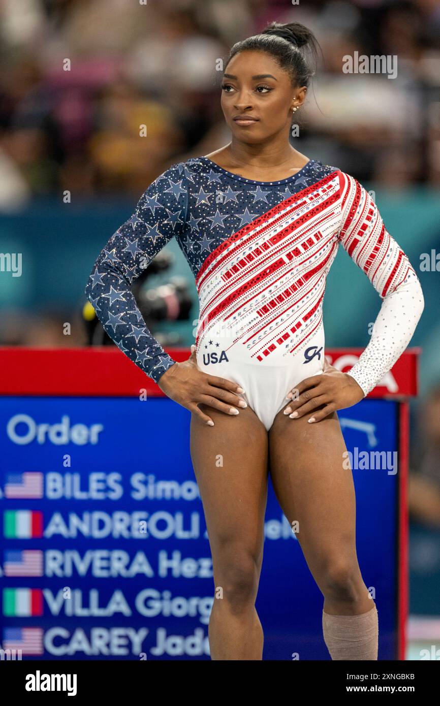 Paris, Ile de France, France. 30th July, 2024. July 30, 2024: Team USA ...