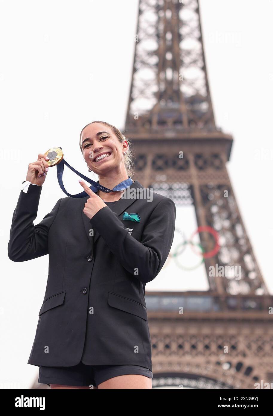 Paris, France. 31st July, 2024. Gold medalist of women's rugby sevens ...
