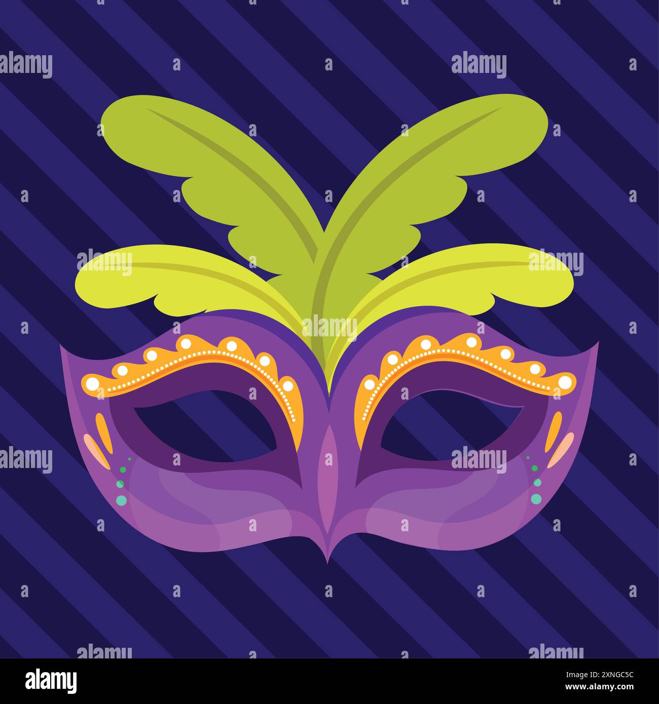Colored carnival mask Vector Stock Vector Image & Art - Alamy