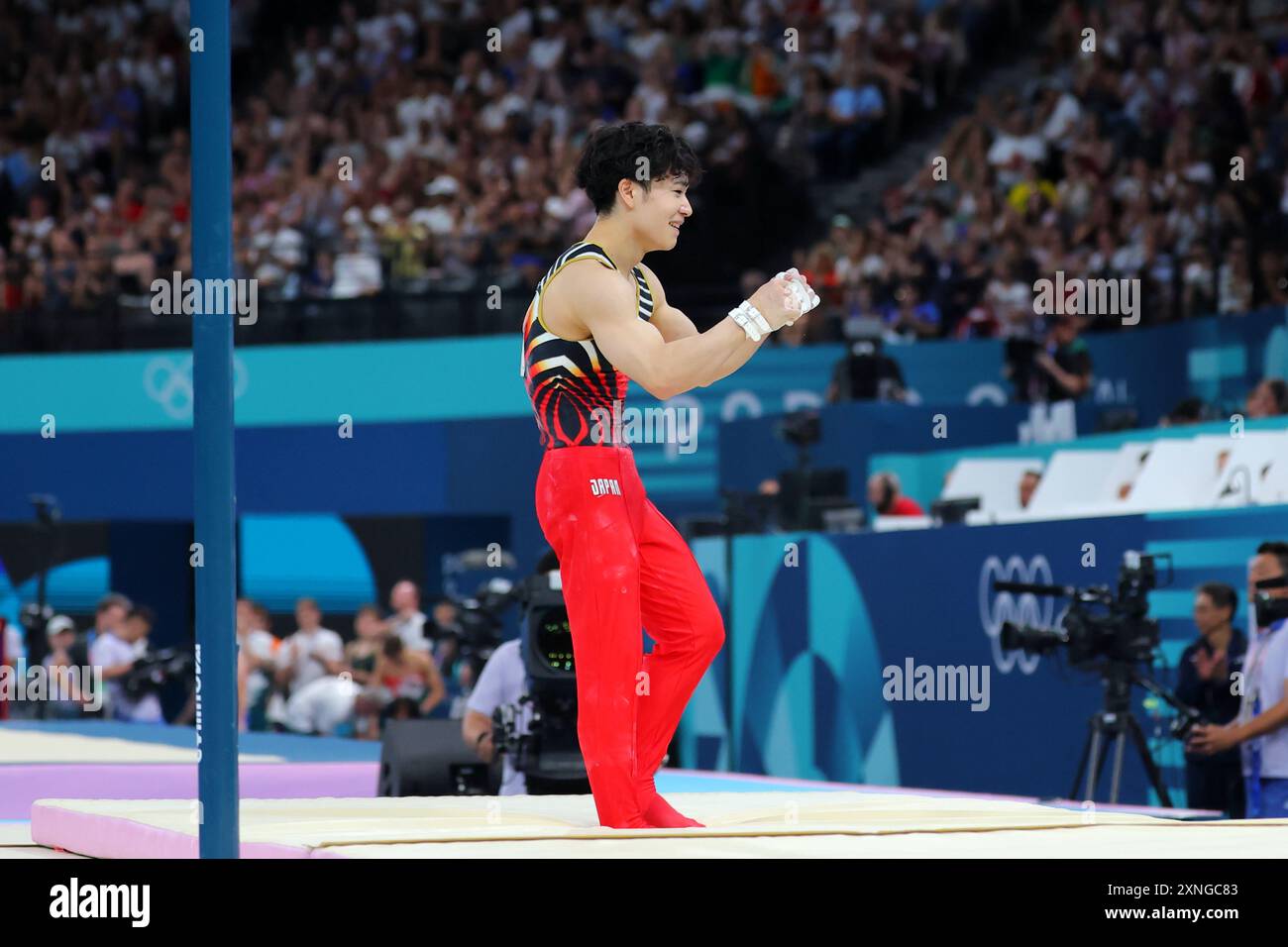 Paris, France. 31st July, 2024. Shinnosuke Oka (JPN) Gymnastics ...