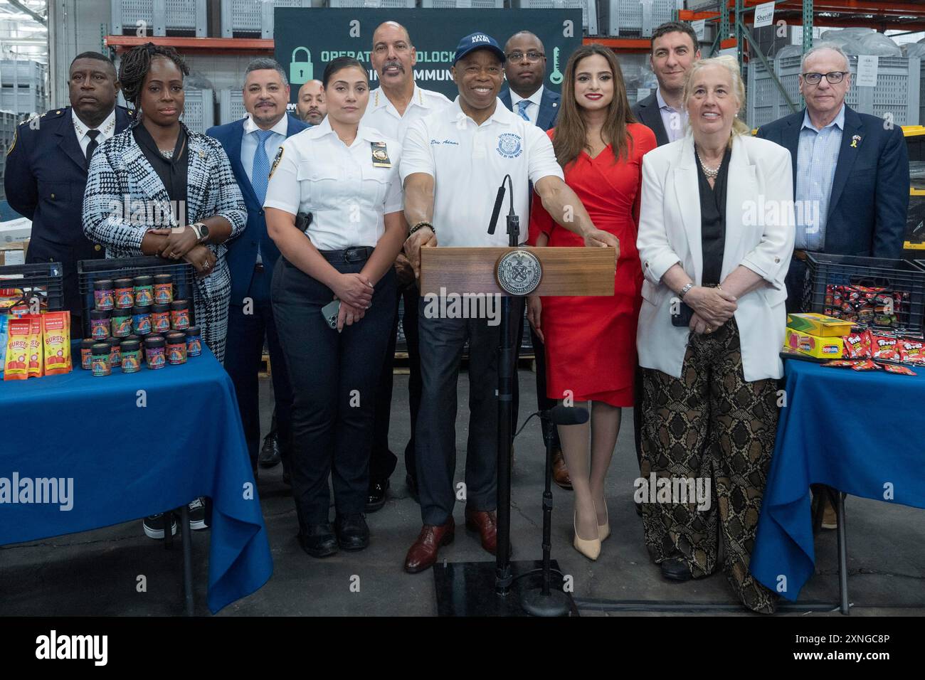 New York, New York, USA. 31st July, 2024. Mayor Eric Adams, elected ...