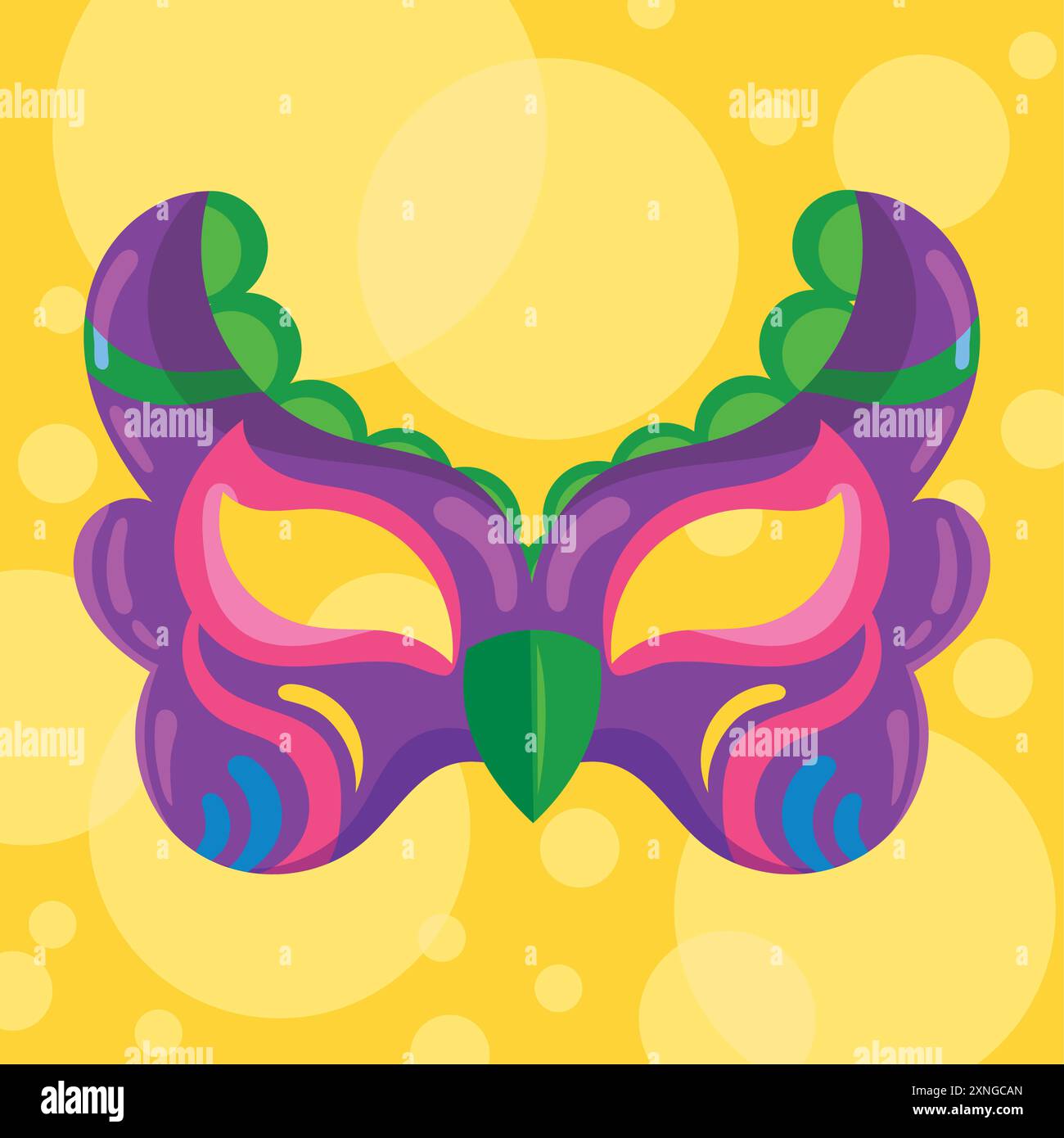 Colored carnival mask Vector Stock Vector Image & Art - Alamy