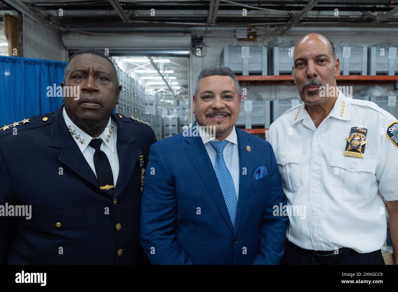 NYPD Chief of the Department Jeffrey Maddrey, Police Commissioner ...