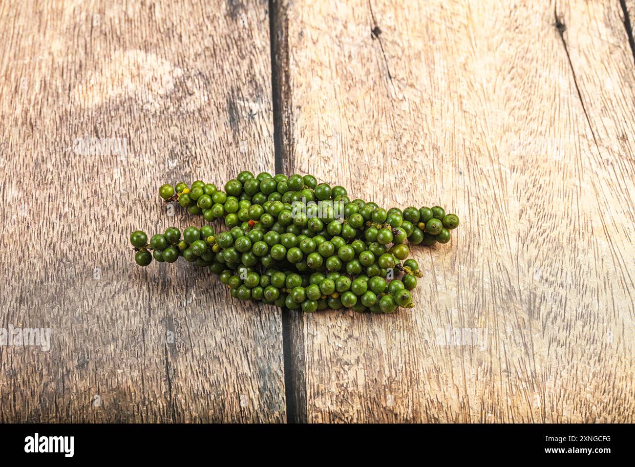 Green pepper corn on the branch heap Stock Photo - Alamy