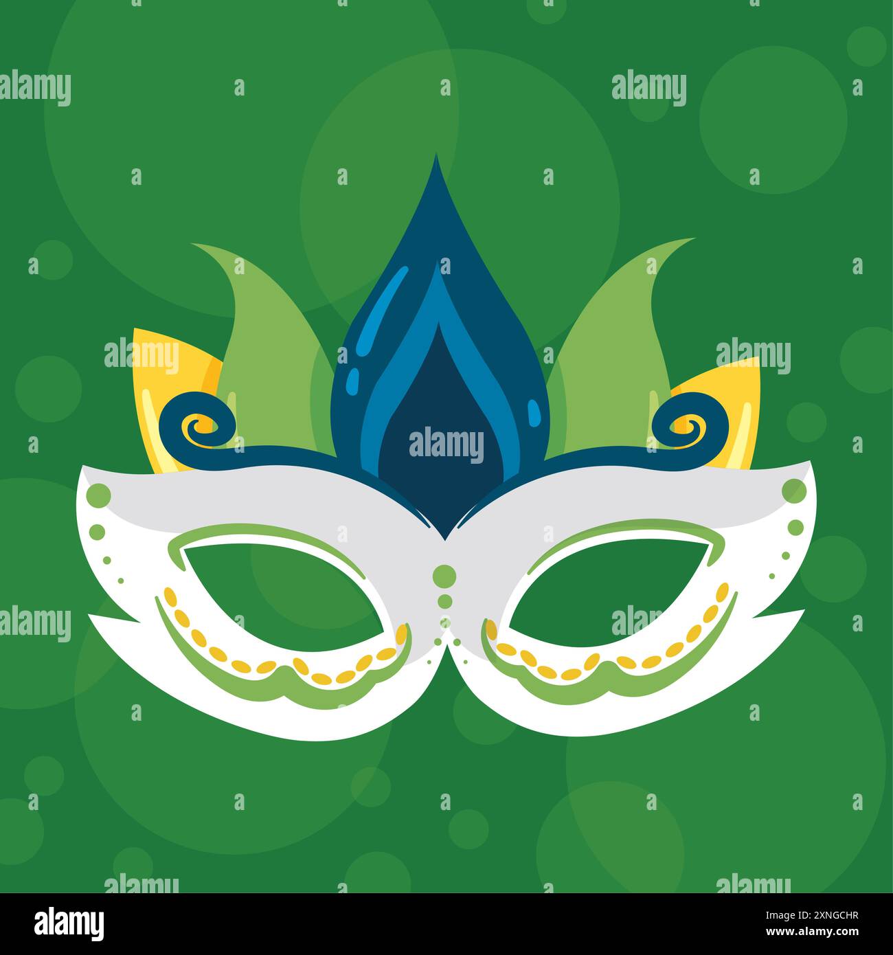 Colored carnival mask Vector Stock Vector Image & Art - Alamy