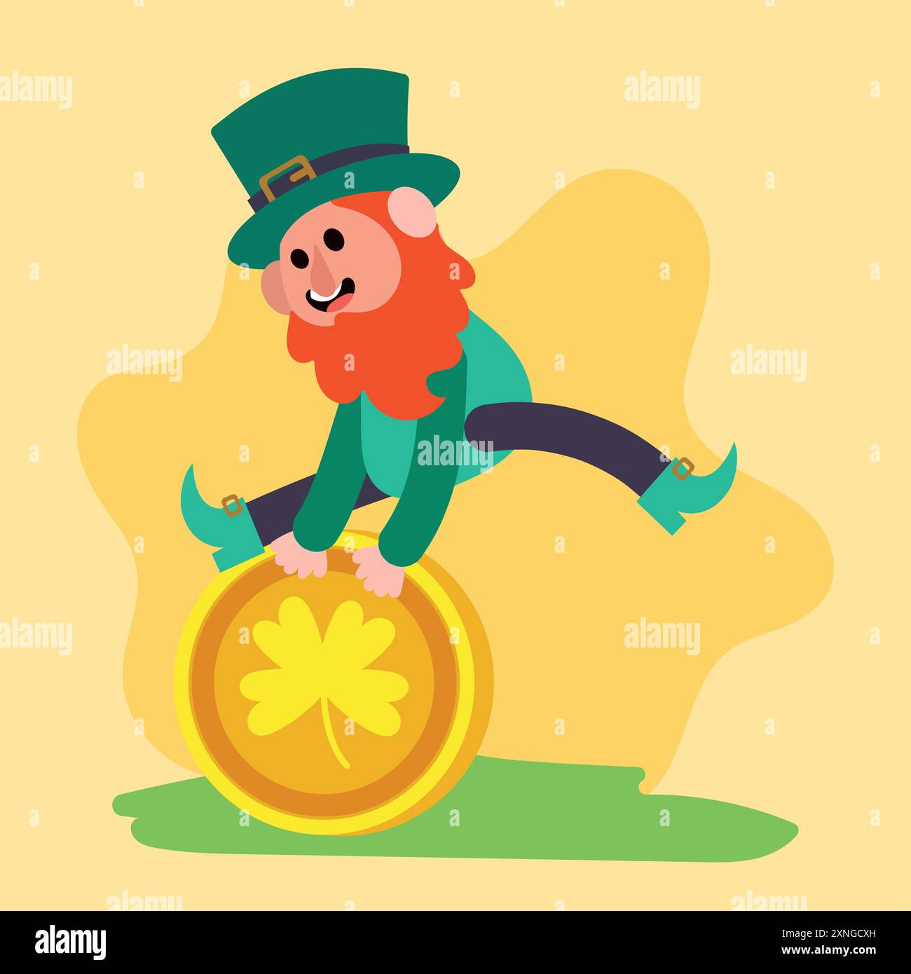 Traditional Irish elf cartoon Vector Stock Vector Image & Art - Alamy