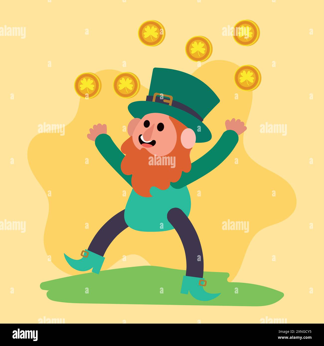 Traditional Irish elf cartoon Vector Stock Vector Image & Art - Alamy