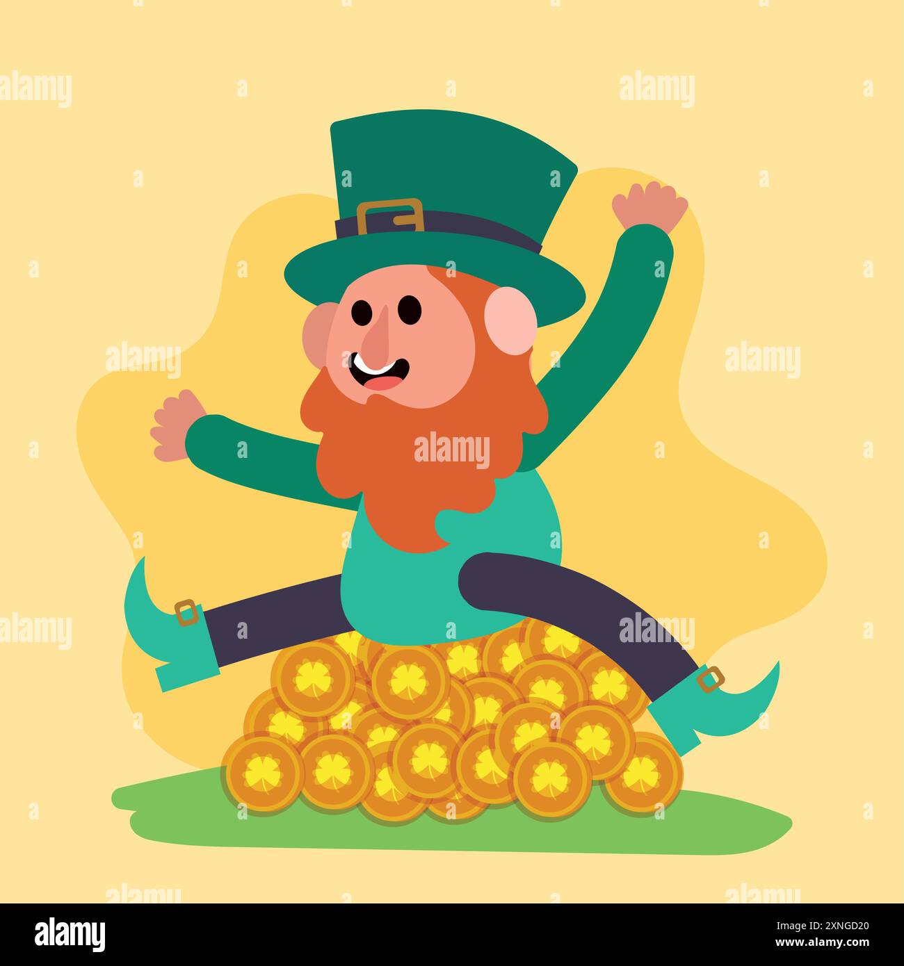 Traditional Irish elf cartoon Vector Stock Vector Image & Art - Alamy
