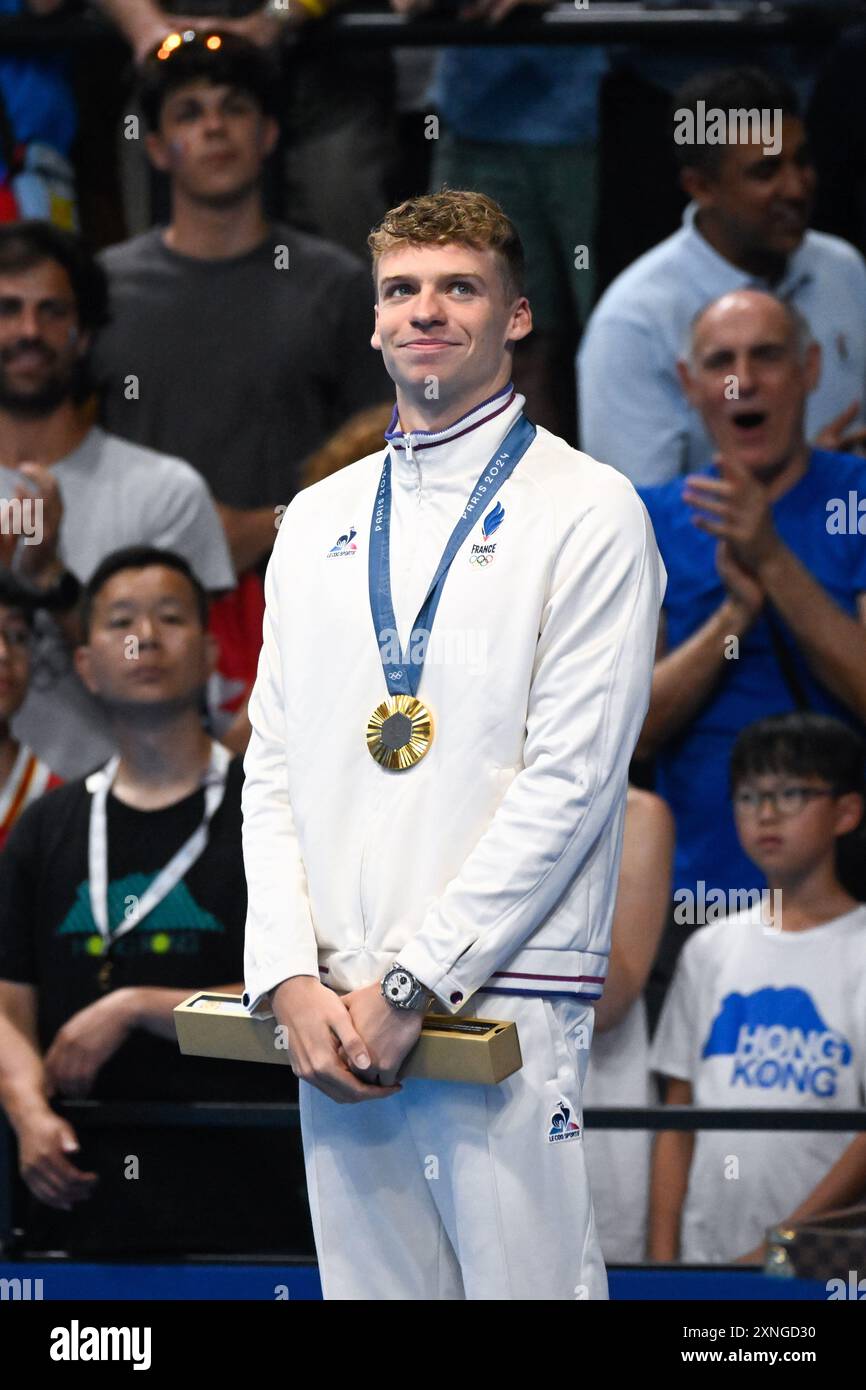 Leon Marchand ( FRA ) Gold medal, Swimming, Men's 200m Butterfly Final ...