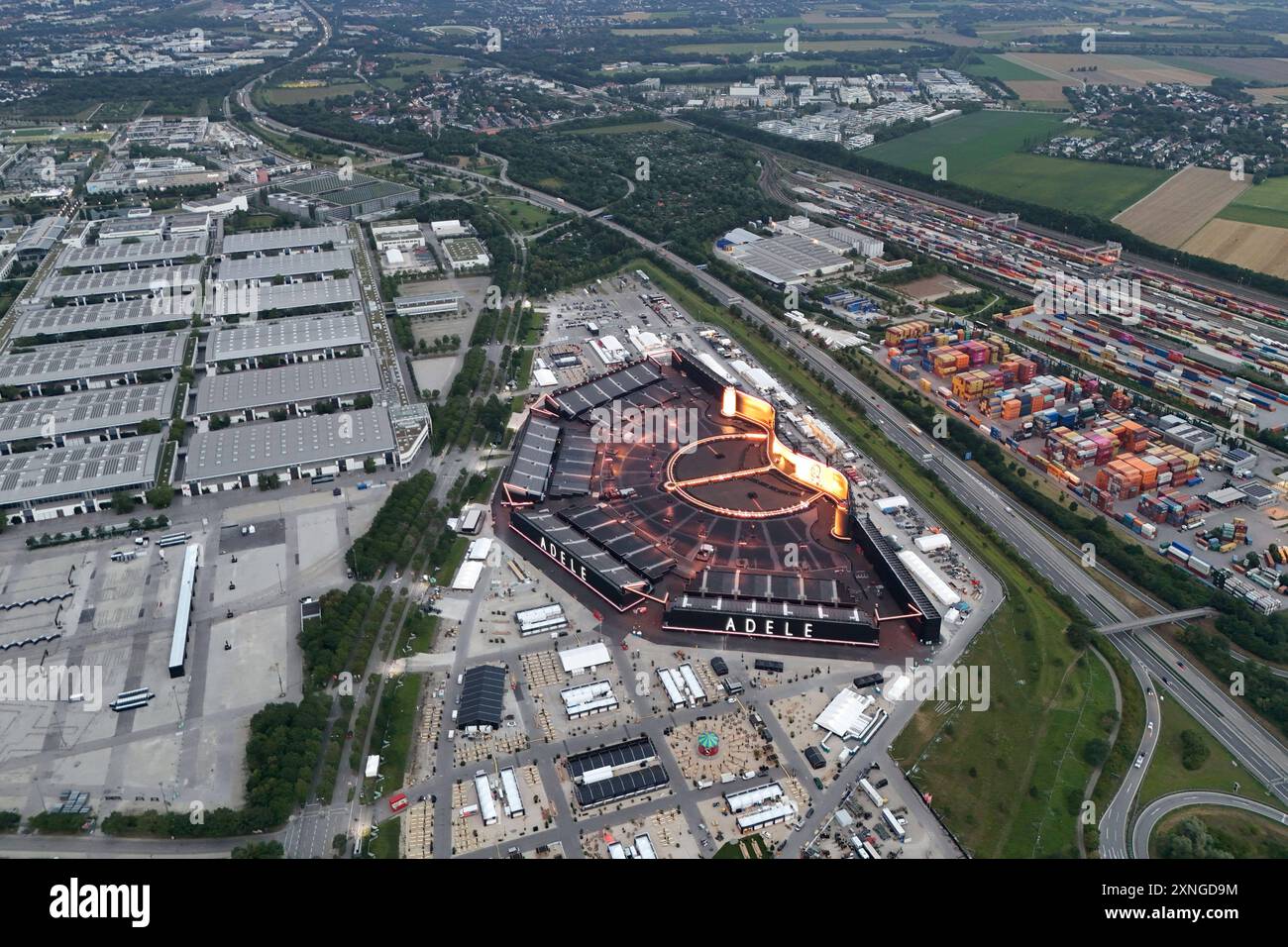 Soundcheck von Adele am31.07.2024 in der fertiggestellten Open Air Arena fuer die Europa ...