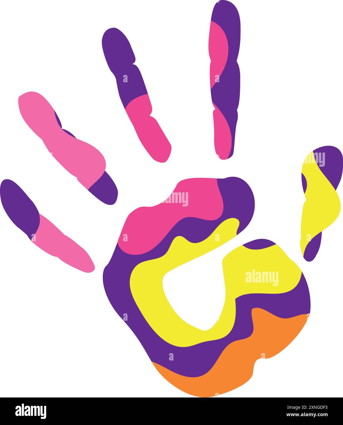 Colored hand icon Vector Stock Vector Image & Art - Alamy