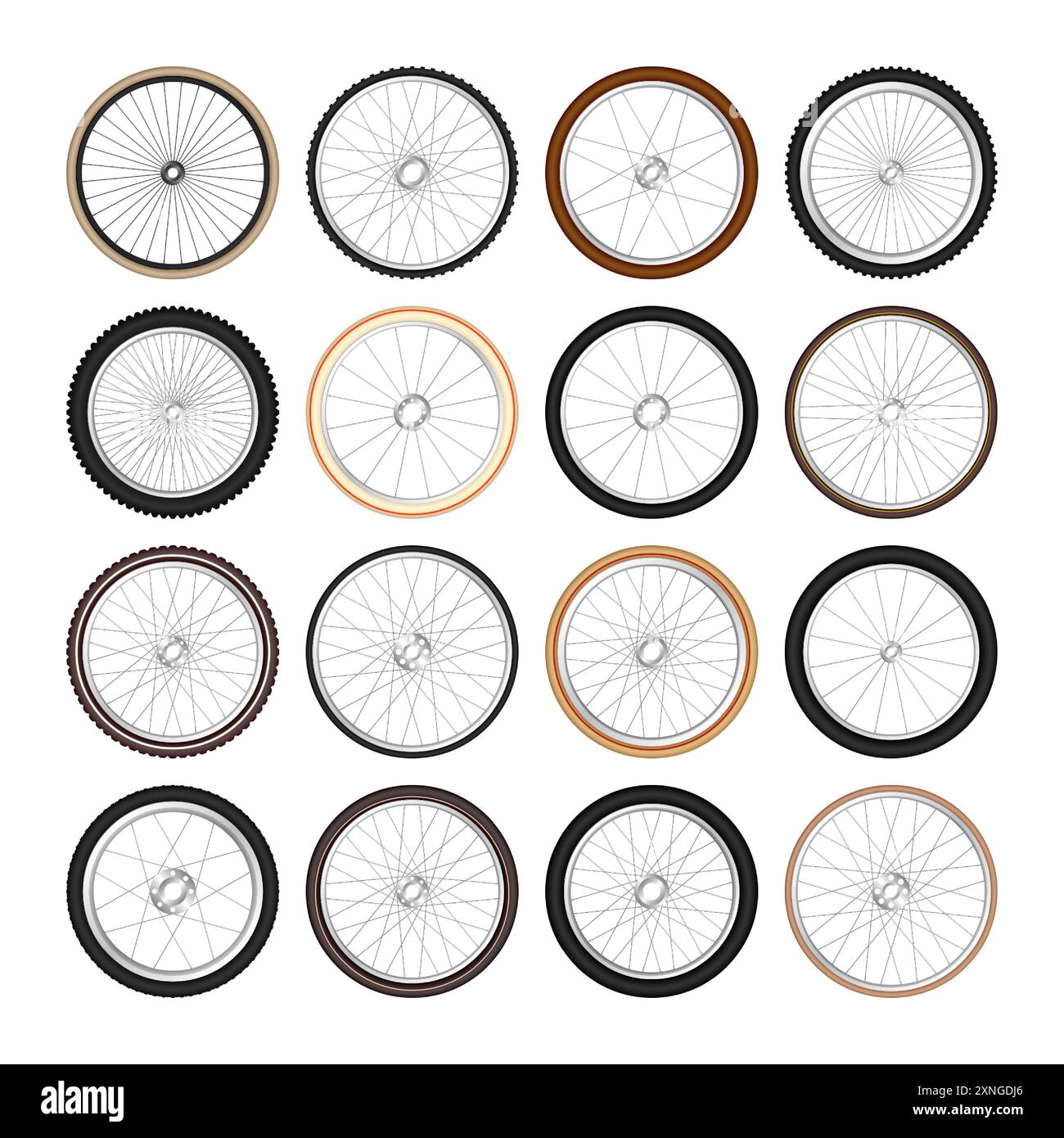 Spokes rims Stock Vector Images - Alamy