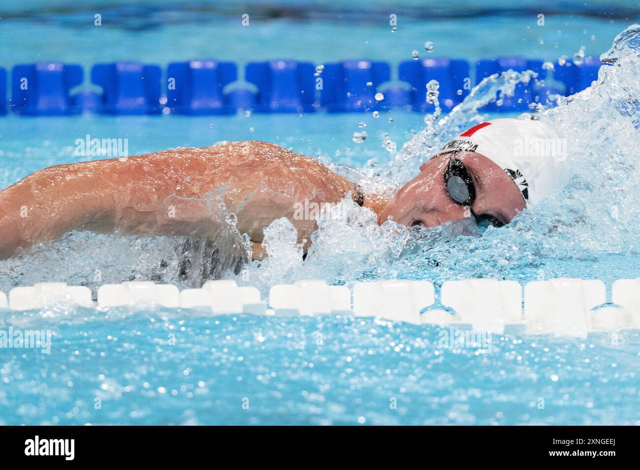 French swimming Anastasiia Kirpichnikova wins Silver during the 1500m ...