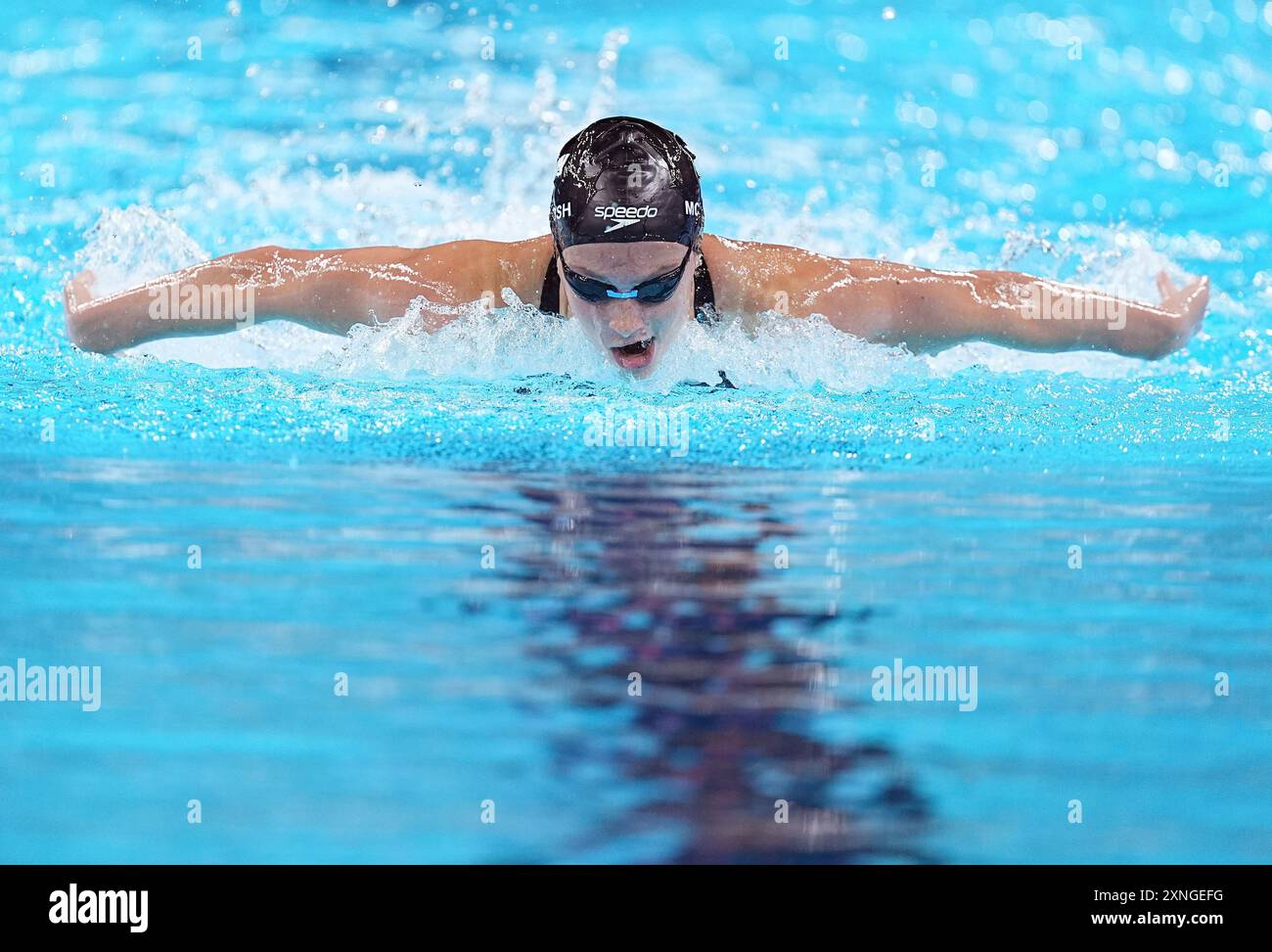 Paris, France. 31st July, 2024. Summer McIntosh of Canada competes ...
