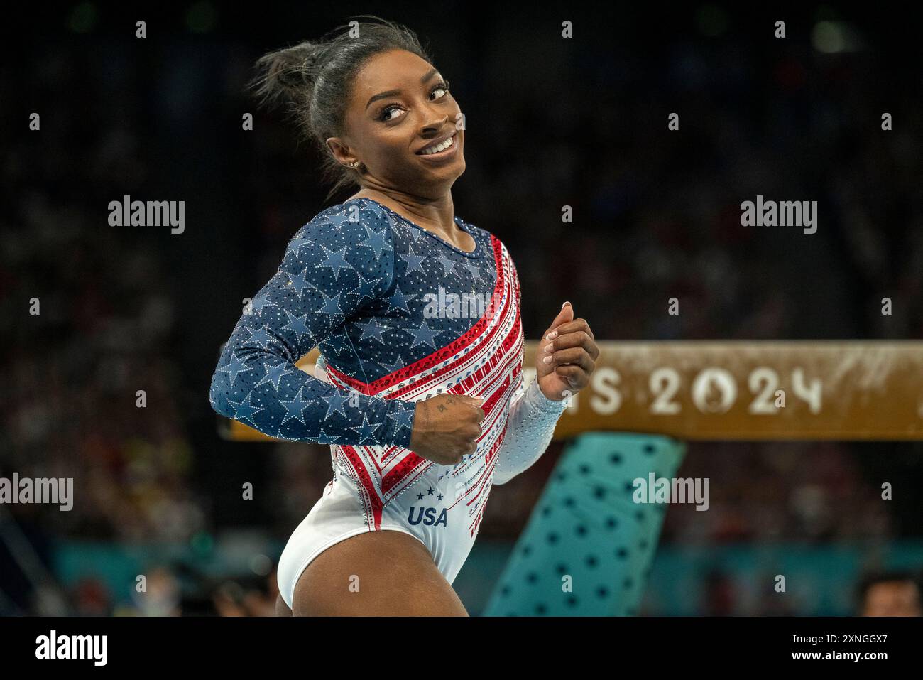 Paris, Ile de France, France. 30th July, 2024. July 30, 2024: Team USA ...