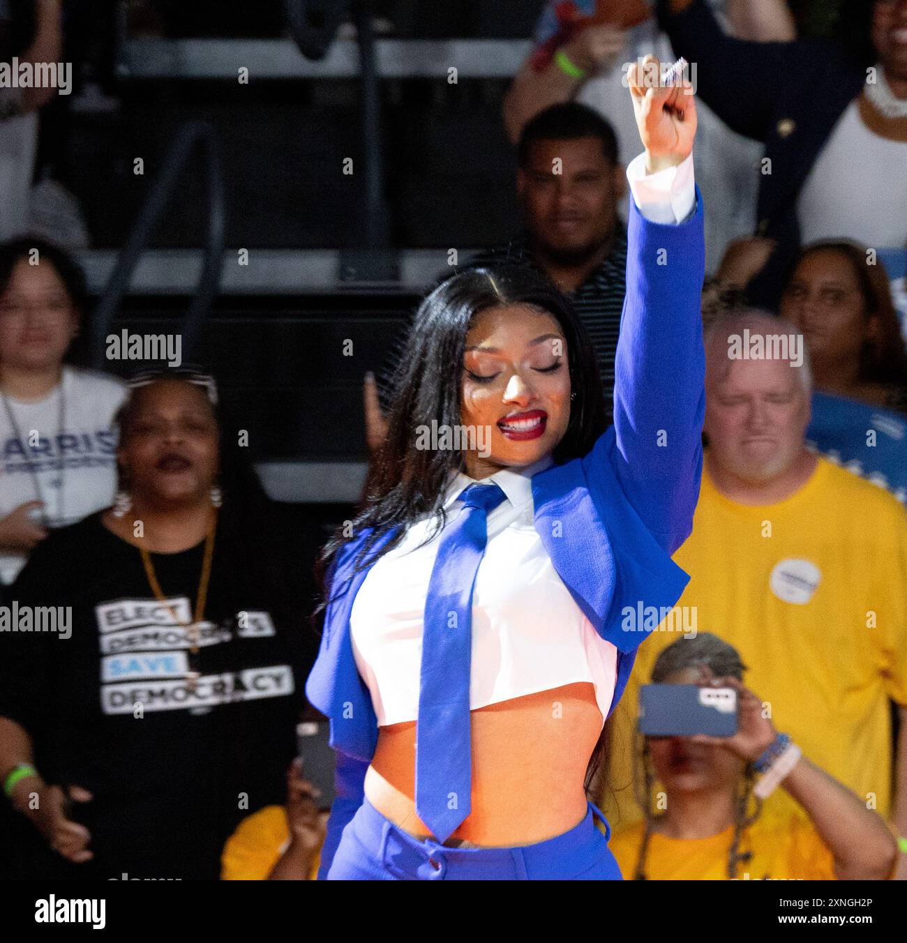 Atlanta, USA. 30th July, 2024. Megan Thee Stallion performs during a ...