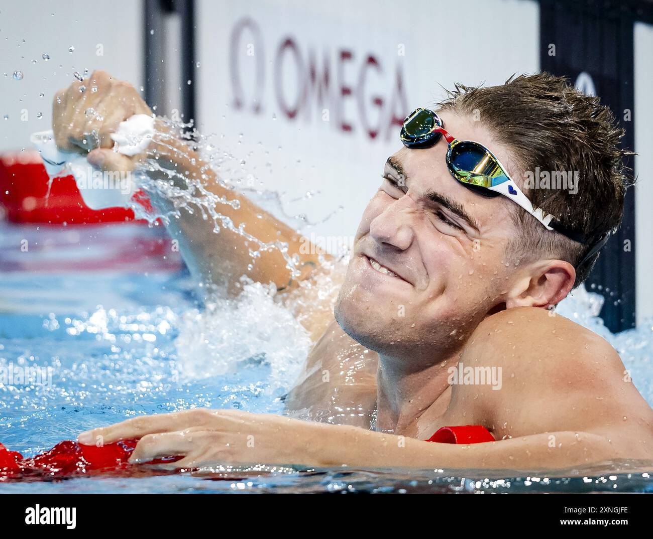PARIS - Caspar Corbeau wins bronze during the 200-meter breaststroke ...