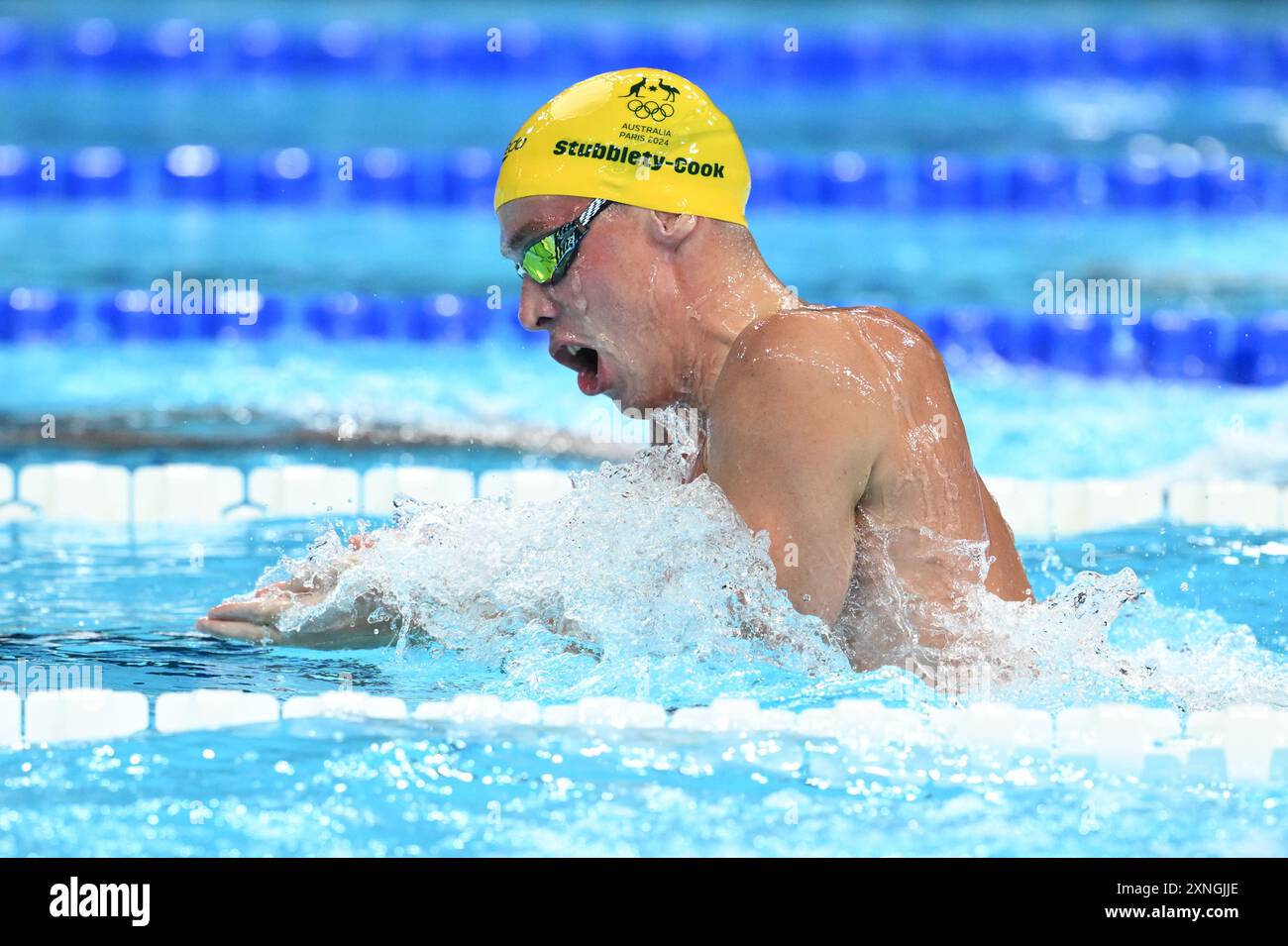 Paris, France. 31st July, 2024. Australian swimmer Zac Stubblety-Cook ...