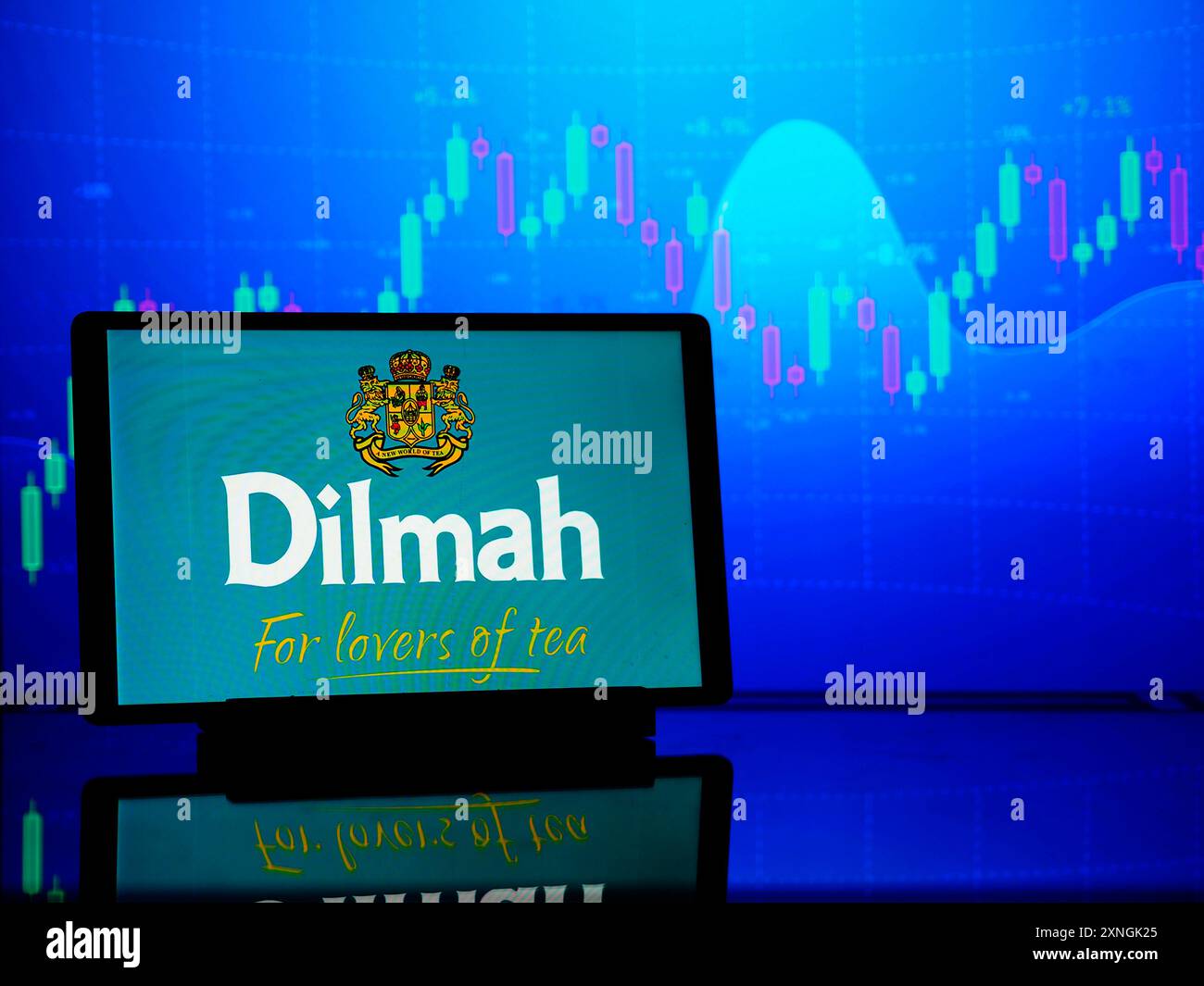 Germany - July 31, 2024: In this photo illustration, Dilmah Ceylon Tea ...
