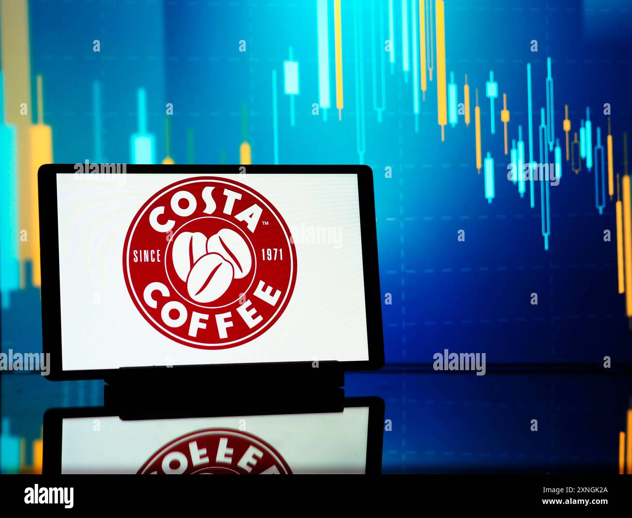 Germany - July 31, 2024: In this photo illustration, Costa Limited ...