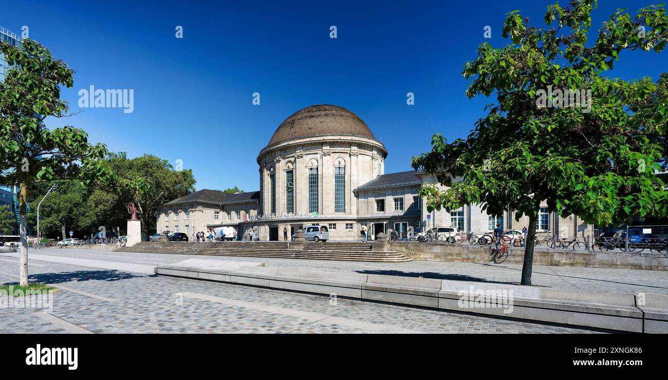 Cologne, Germany July 29 2024: The historic Cologne Messe/Deutz station ...