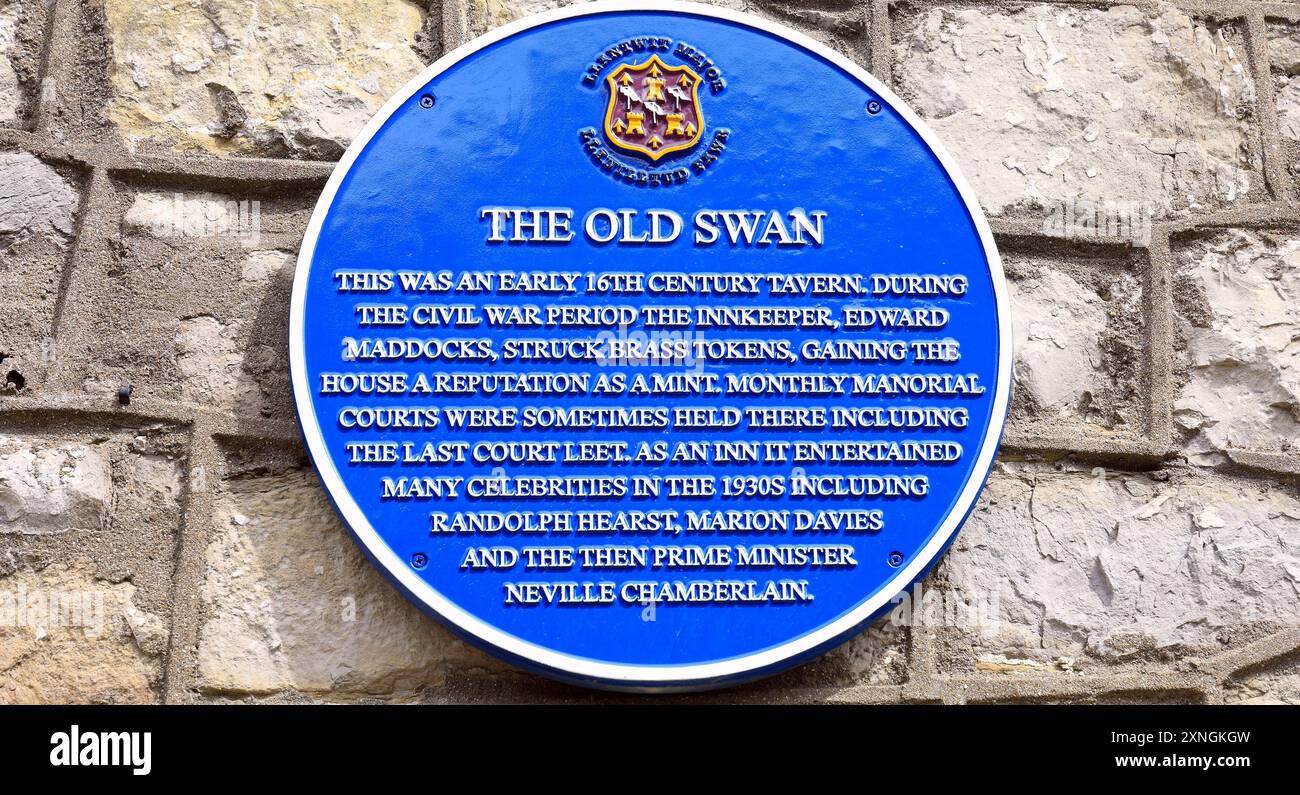 The Old Swan Public House - One of many blue plaques at Llantwit Major ...