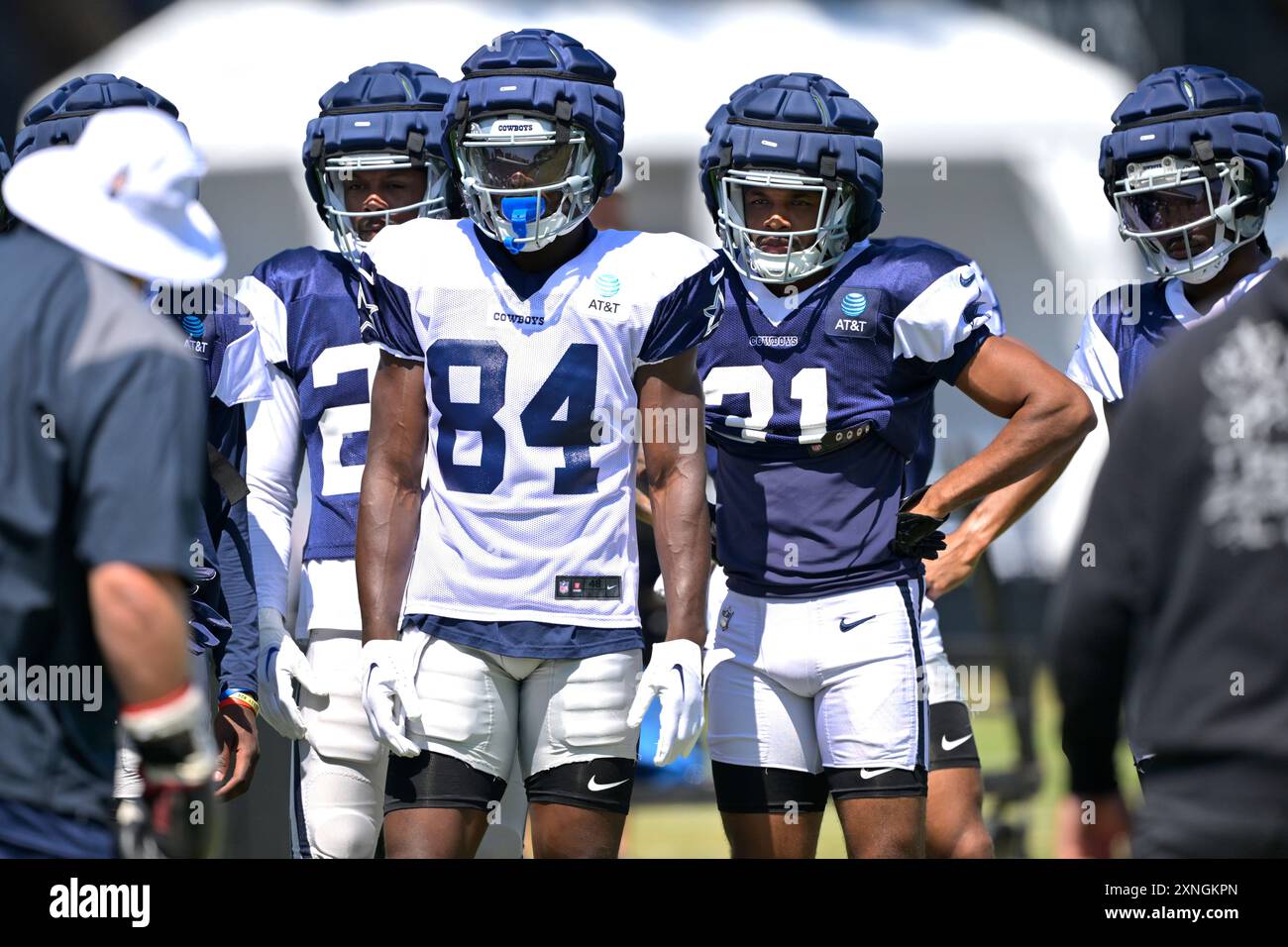 Dallas Cowboys wide receiver Kelvin Harmon (84) and cornerback Josh ...
