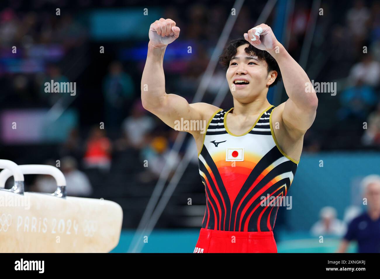 Paris, France. 31st July, 2024. Shinnosuke Oka (JPN) Gymnastics ...
