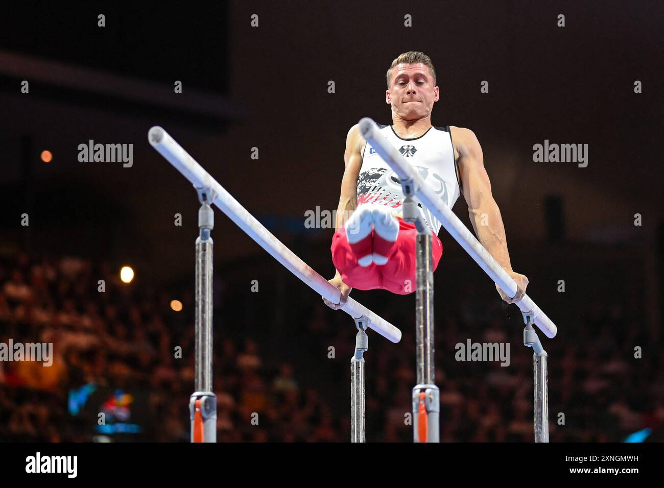 Lukas Dauser (Germany). Artistic Gymnastics, Men's Parallel bars ...