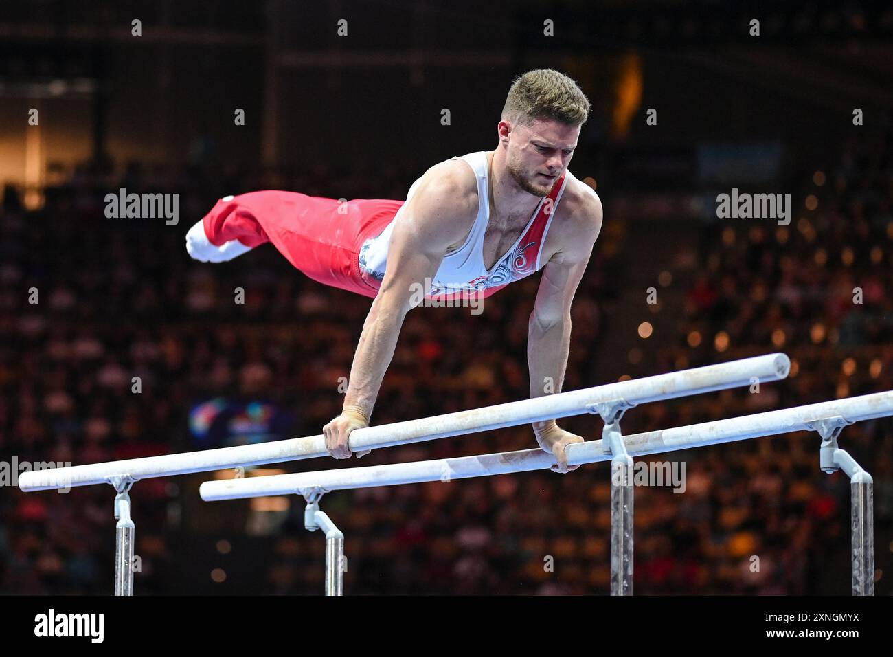 Marco Pfyl (Switzerland), Men's Parallel Bars. European Championships ...