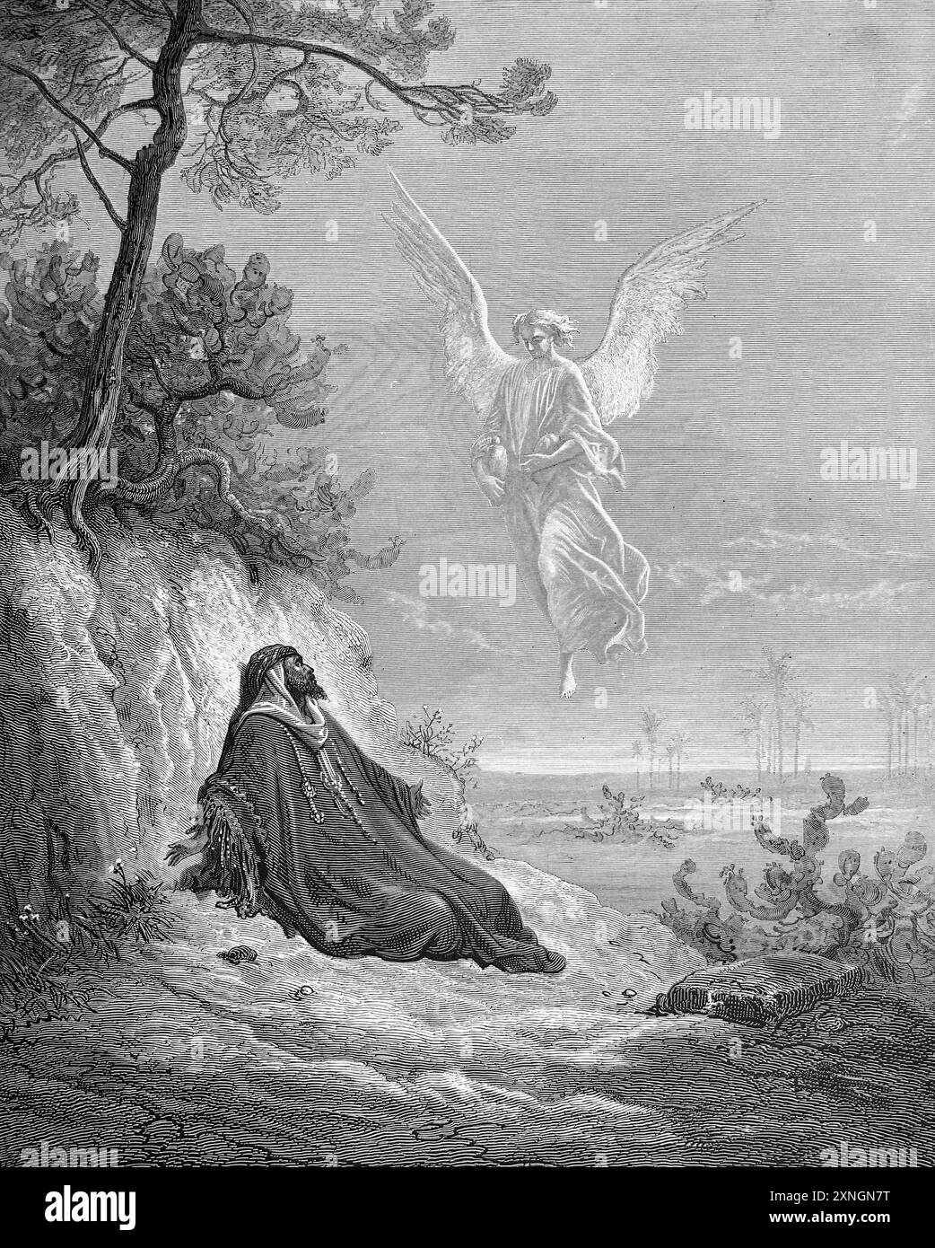 Elijah and the angel 1 kings 19 hi-res stock photography and images - Alamy