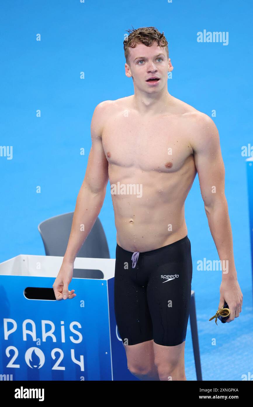 Nanterre, France. 31st July, 2024. MARCHAND Leon (FRA) Swimming : Men's ...